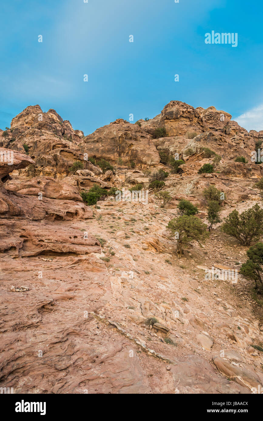 desert scenic near petra in jordan Stock Photo - Alamy