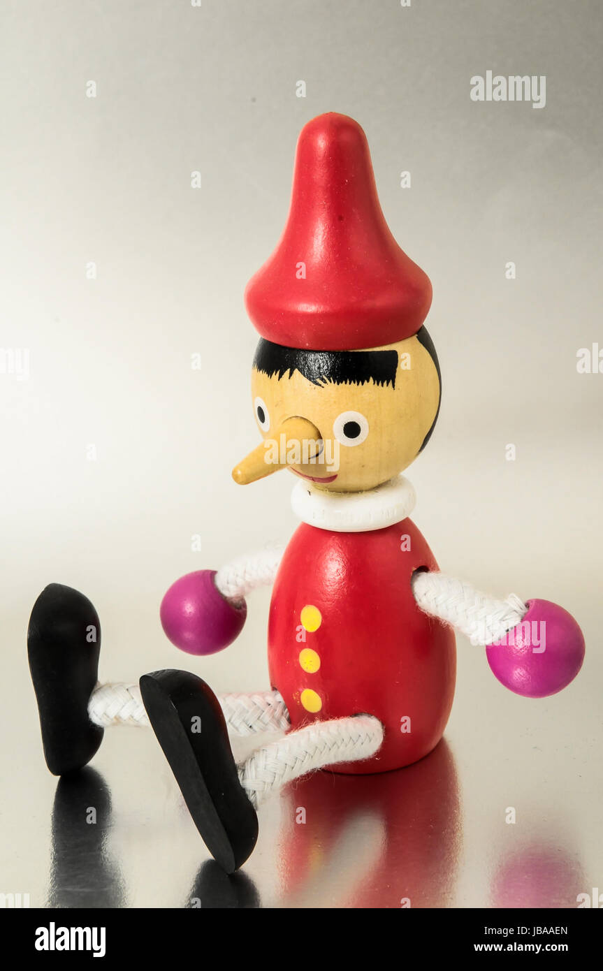 Vintage pinocchio string puppet hi-res stock photography and images - Alamy