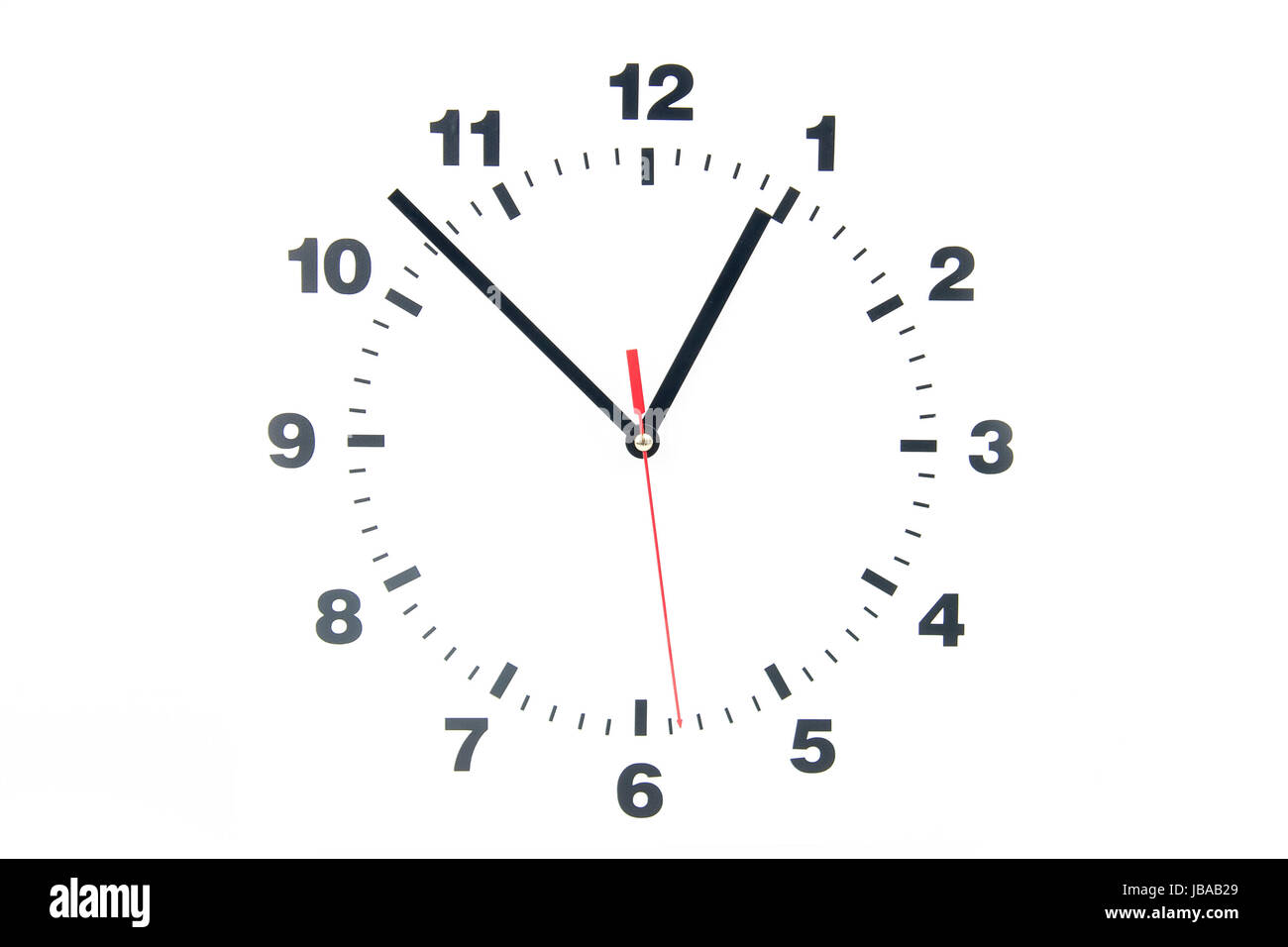 Dial of the clock isolated on white background Stock Photo - Alamy