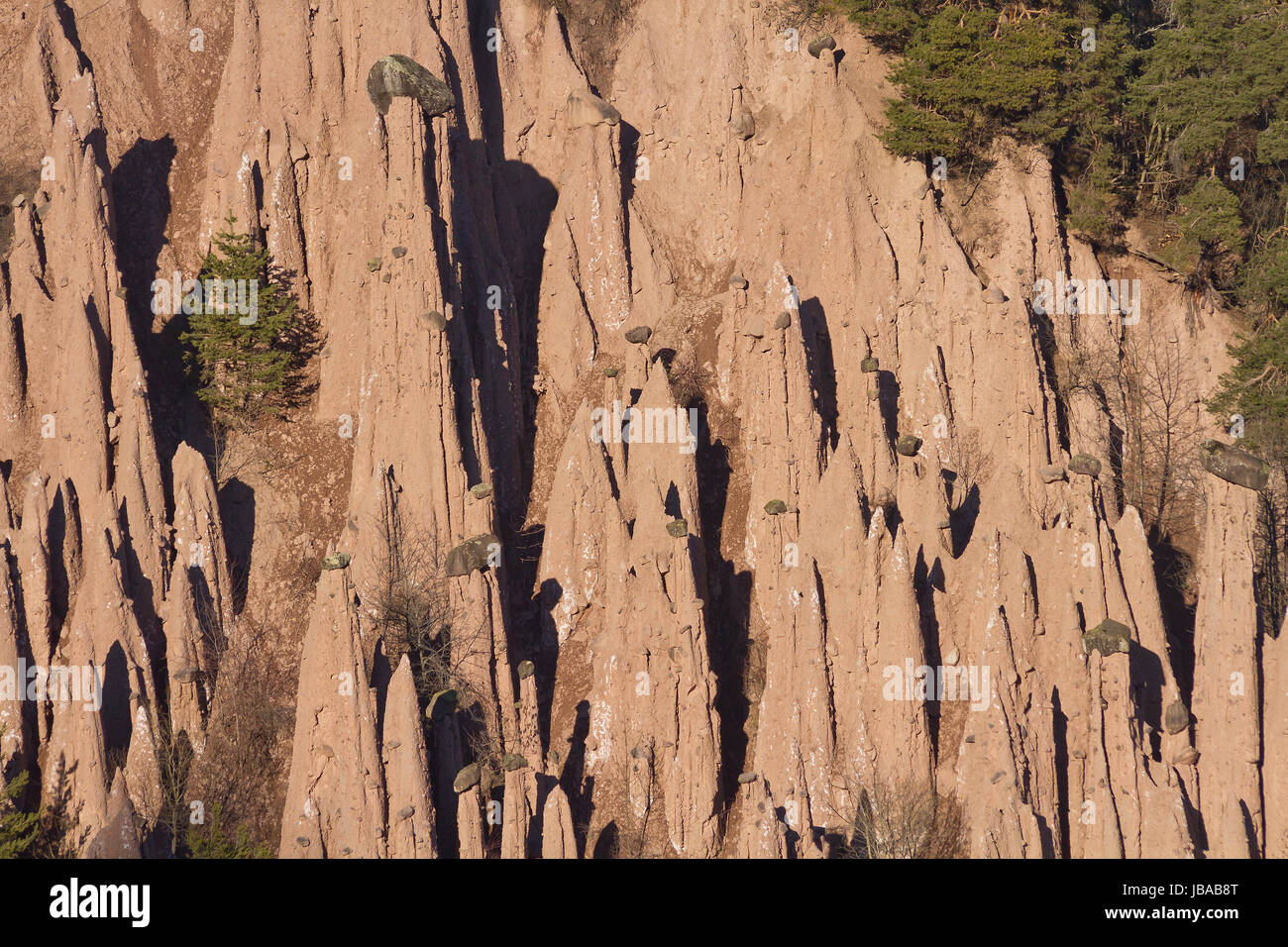 earth pyramids of ritten Stock Photo - Alamy