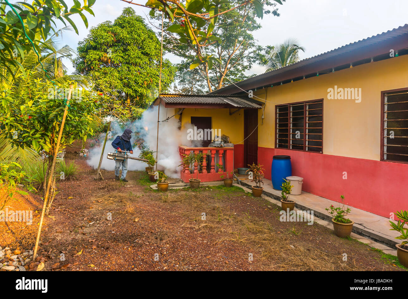Fogging prevent dengue fever hi-res stock photography and images - Alamy