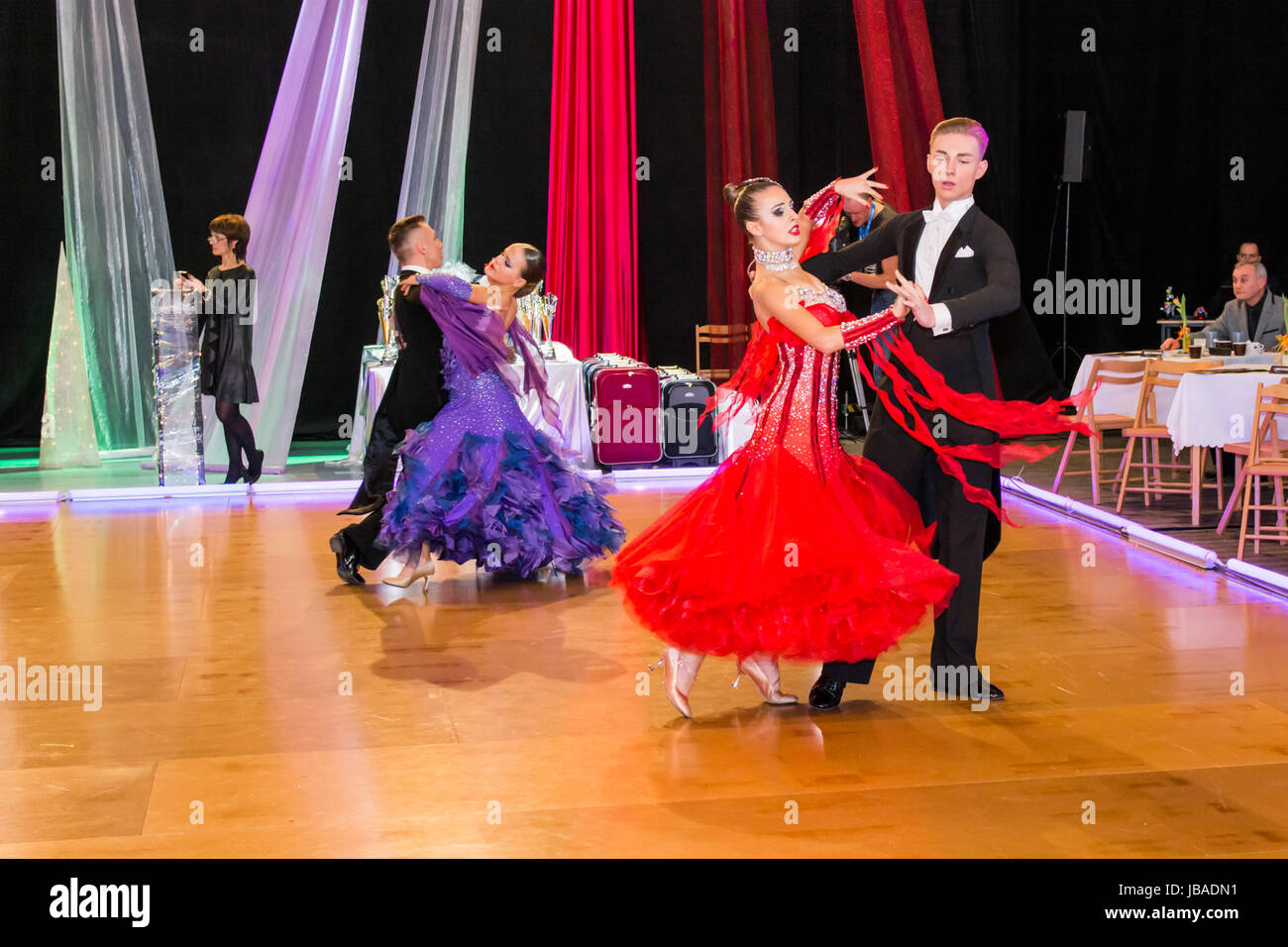March of dancers in ballroom dancing hi-res stock photography and ...