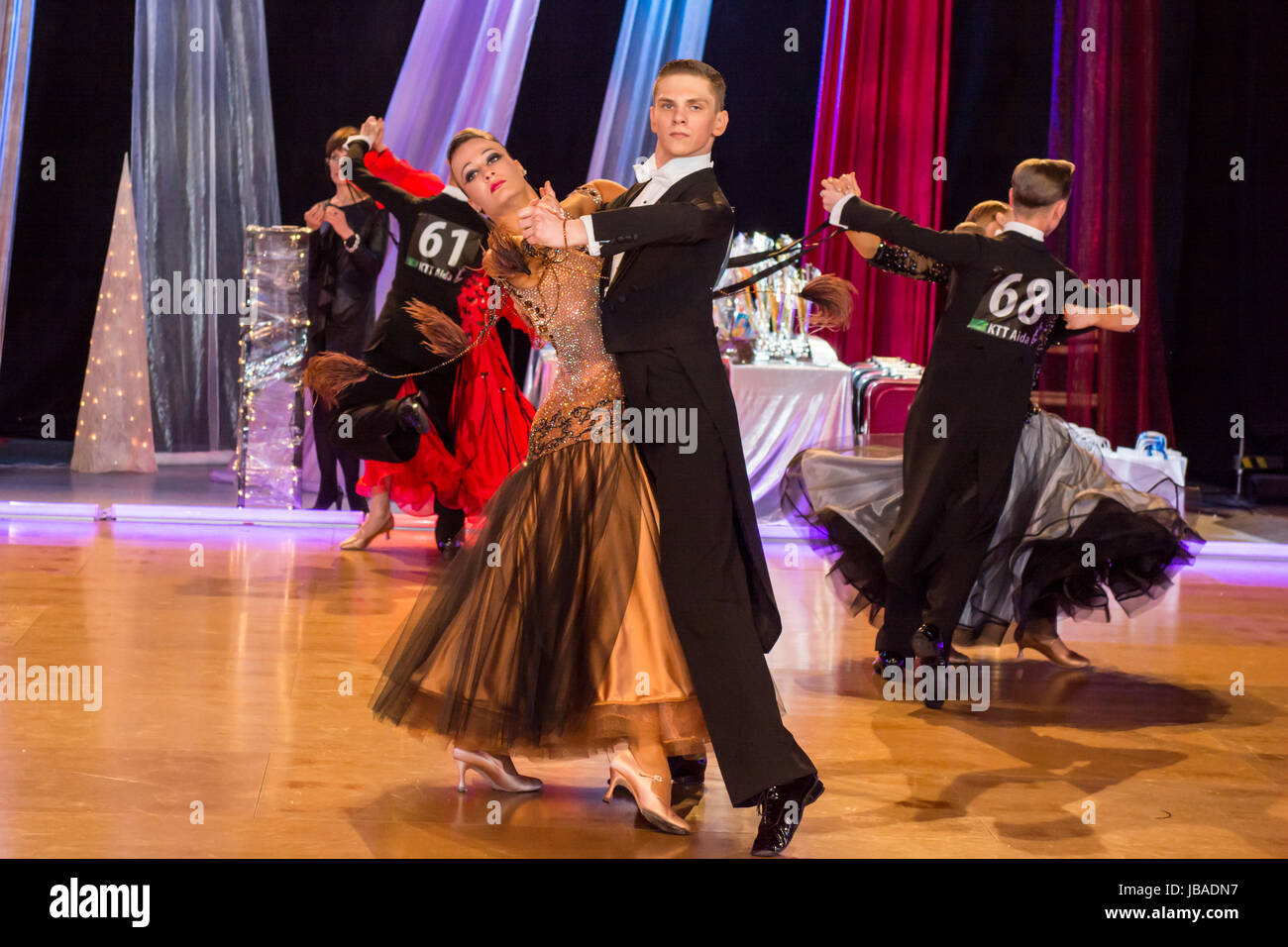 March of dancers in ballroom dancing hi-res stock photography and ...