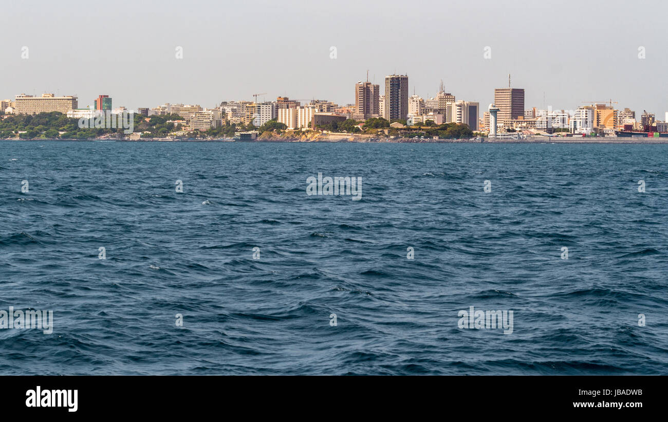 The beautiful waters of the Atlantic ocean with its rocky coastline ...