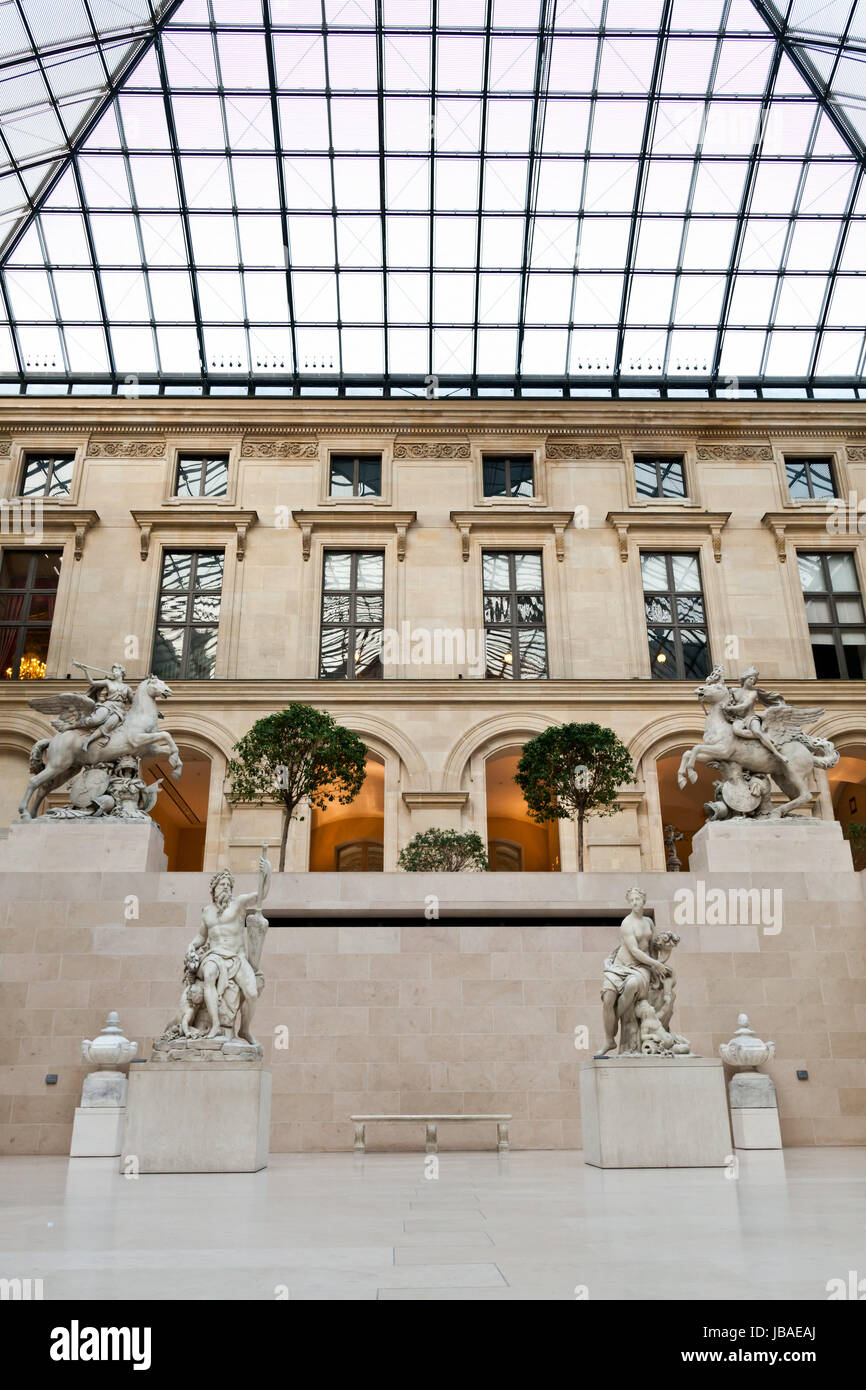 Educational concepts: interior of an European museum Stock Photo - Alamy