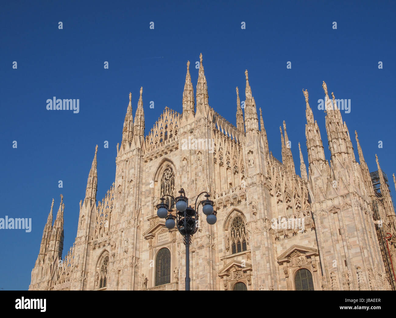 Duomo di Milano gothic cathedral church Milan Italy Stock Photo - Alamy