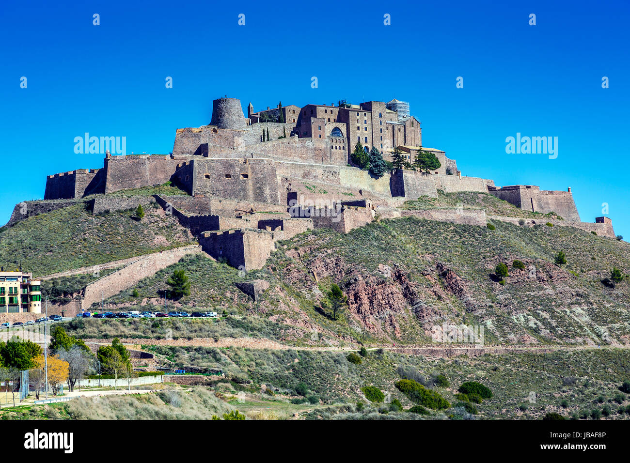 Cardona castle is a famous medieval castle in Catalonia. Now it is a ...