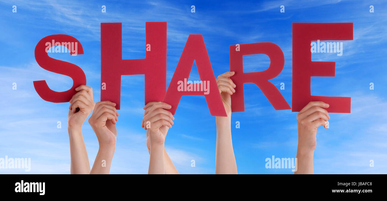 Like word hands people holding hi-res stock photography and images - Alamy