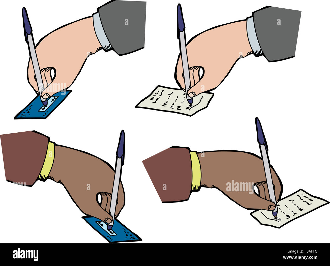 Signing for receipts hi-res stock photography and images - Alamy