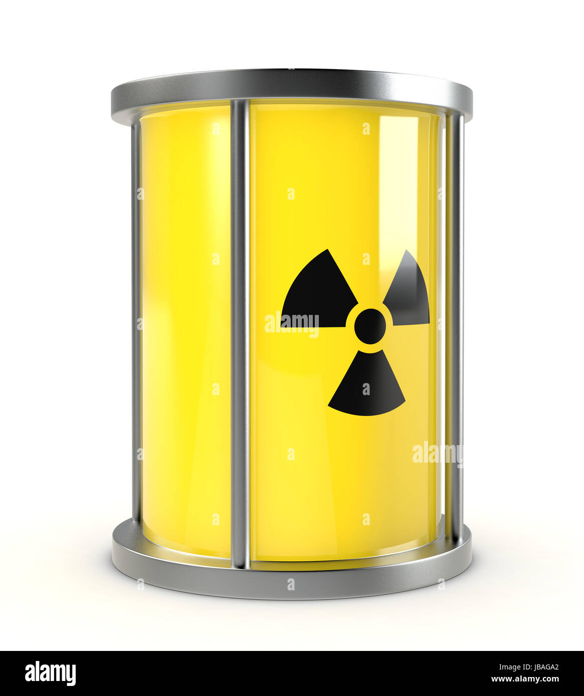 one protective capsule for a radioactive source, concept of nuclear ...