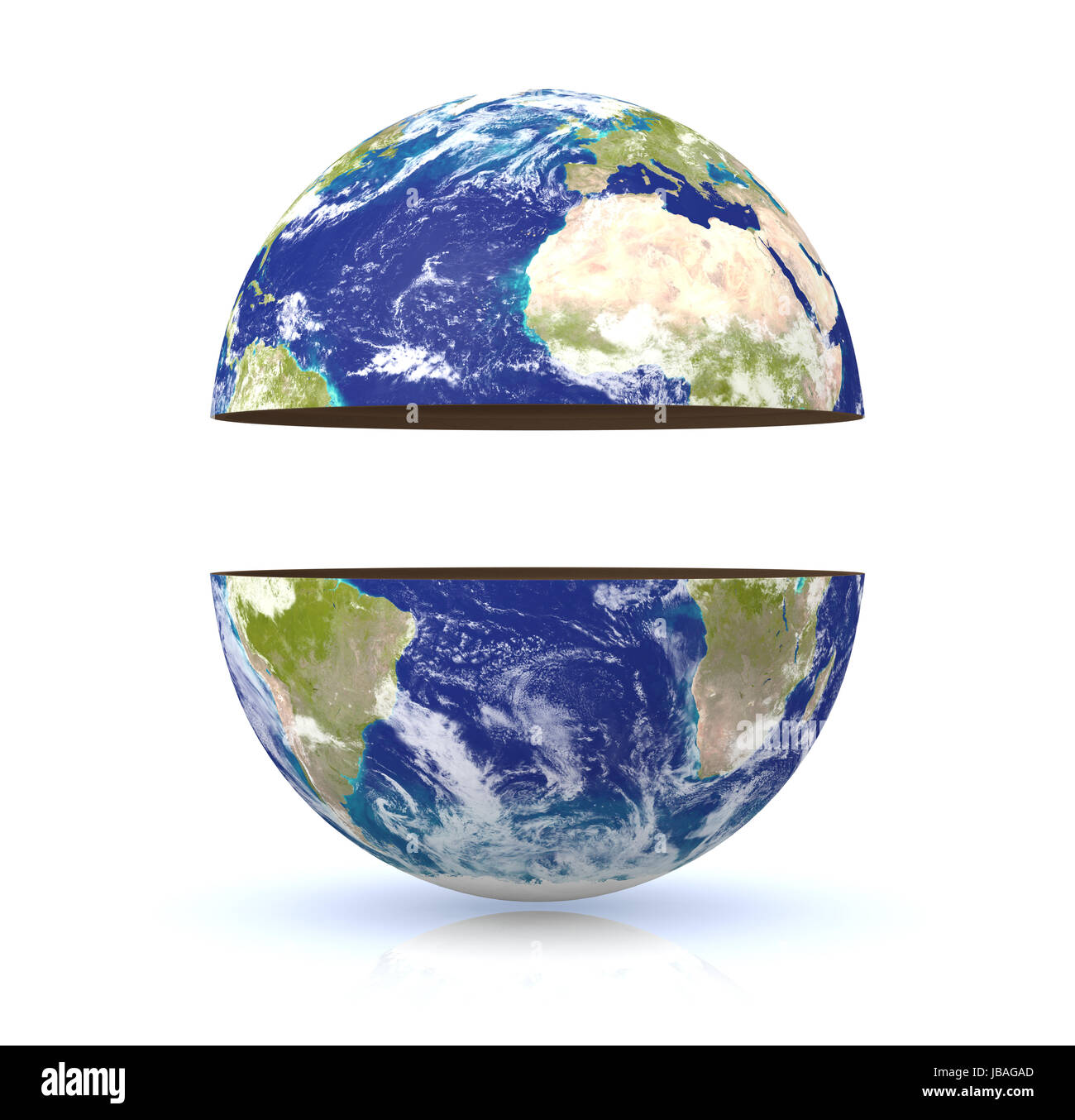 Divided planet Cut Out Stock Images & Pictures - Alamy