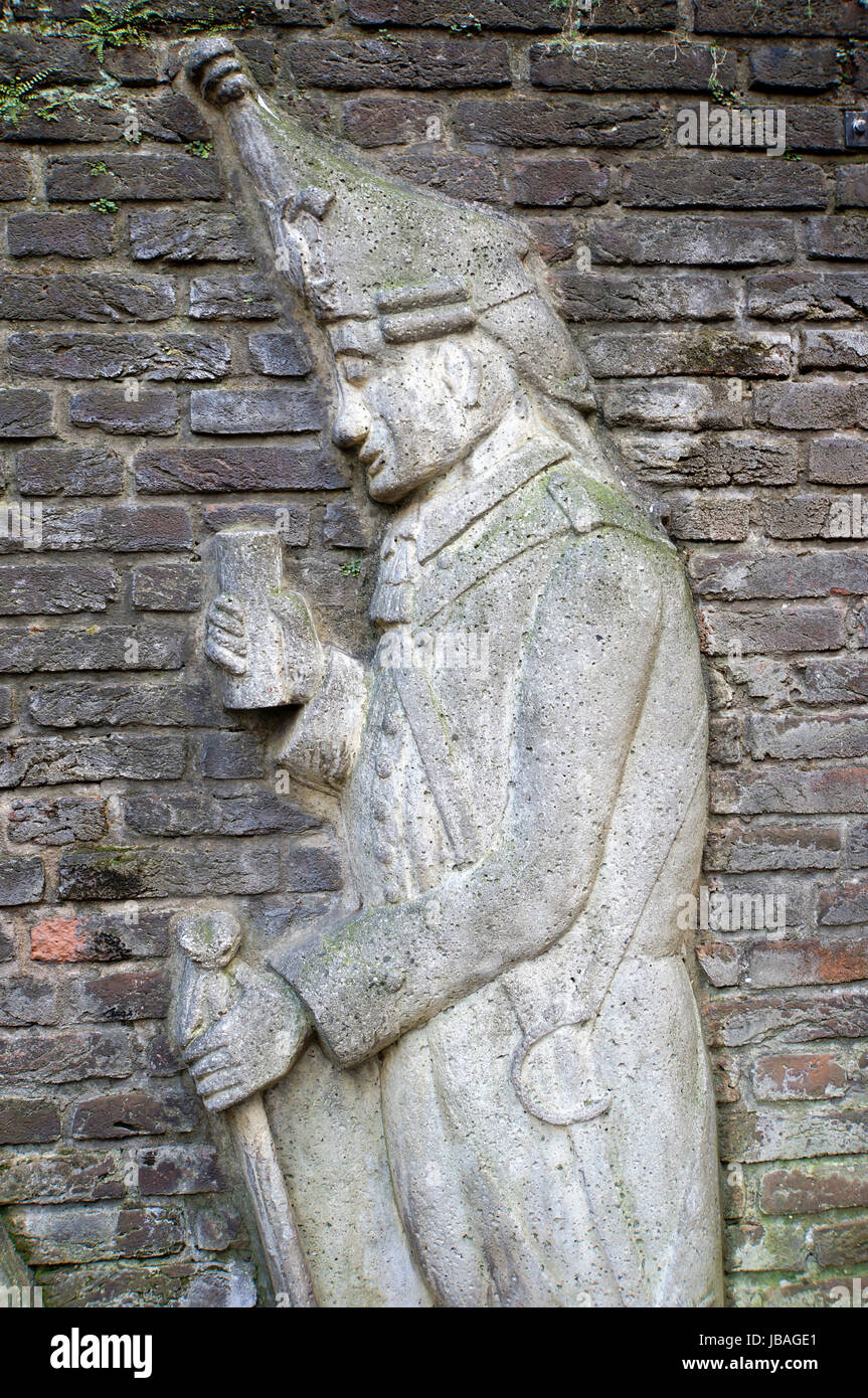 Wandrelief am Rote-Funken-Plätzchen, Köln,Nordrhein-Westfalen ...