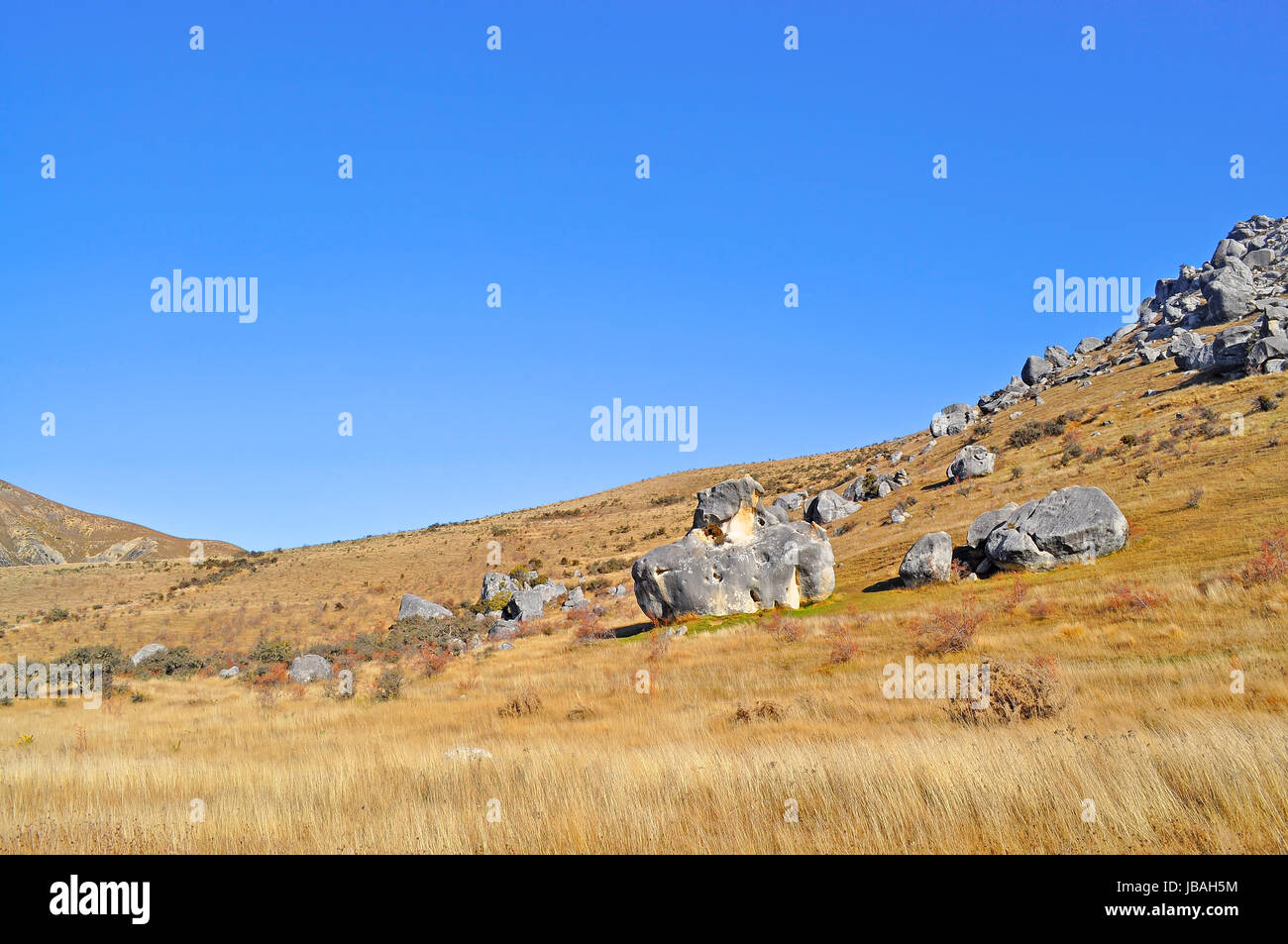Mountain landscape with rocks Stock Photo - Alamy