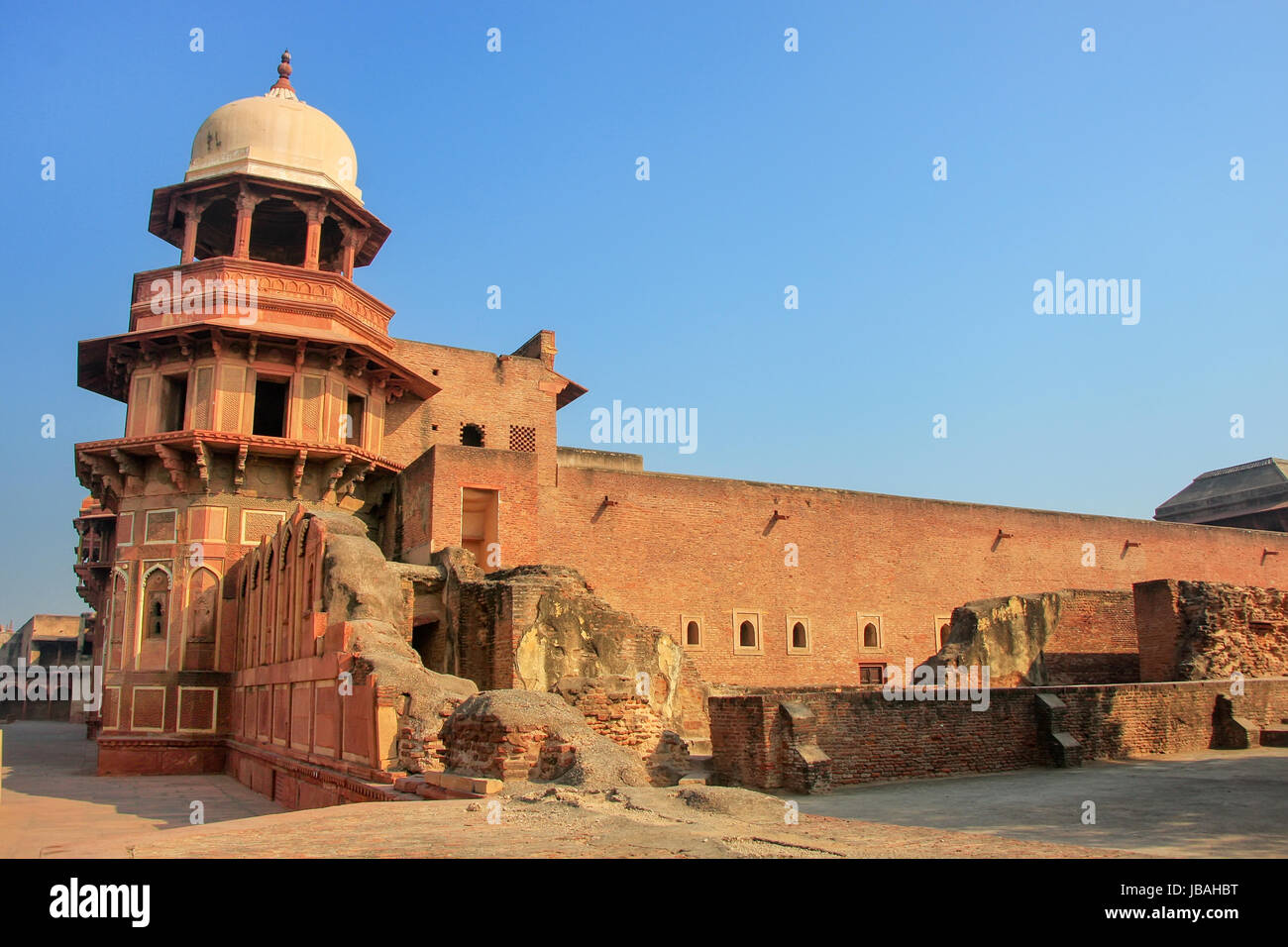 Jahangiri Mahal in Agra Fort, Uttar Pradesh, India. The fort was built ...