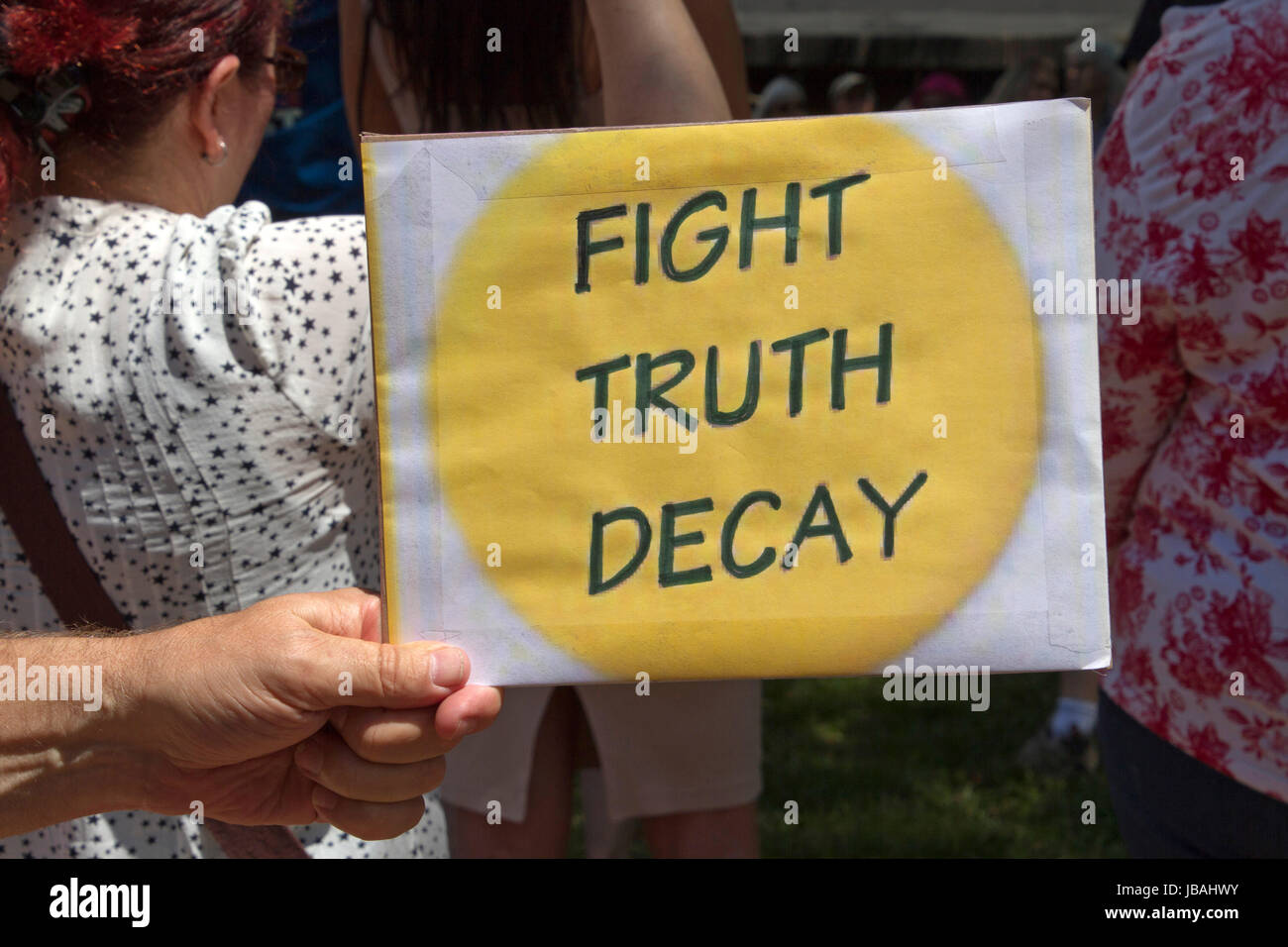 Political demonstration sign hi-res stock photography and images - Alamy
