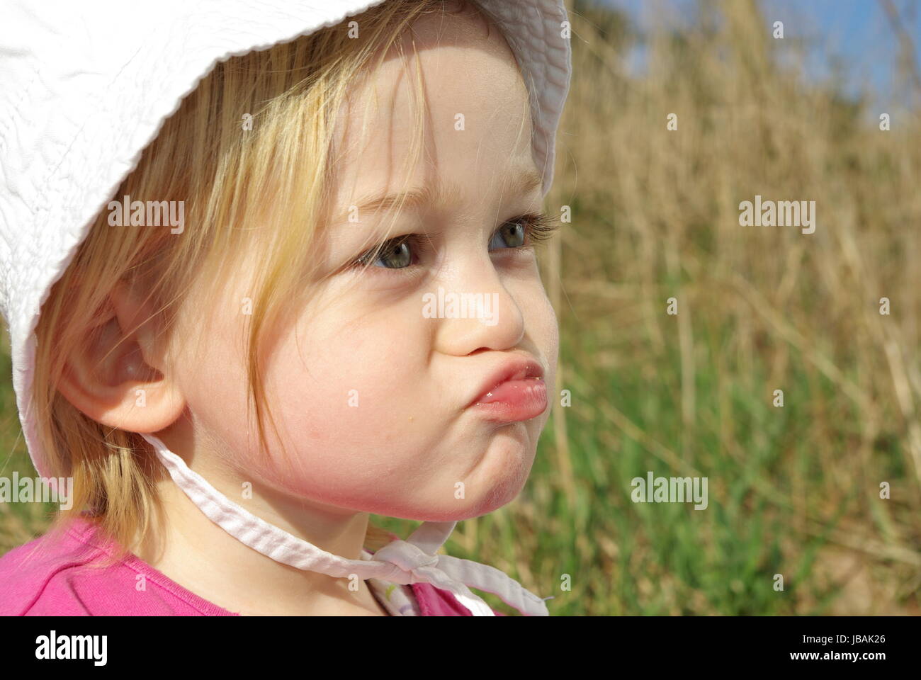 expectant child's face Stock Photo - Alamy