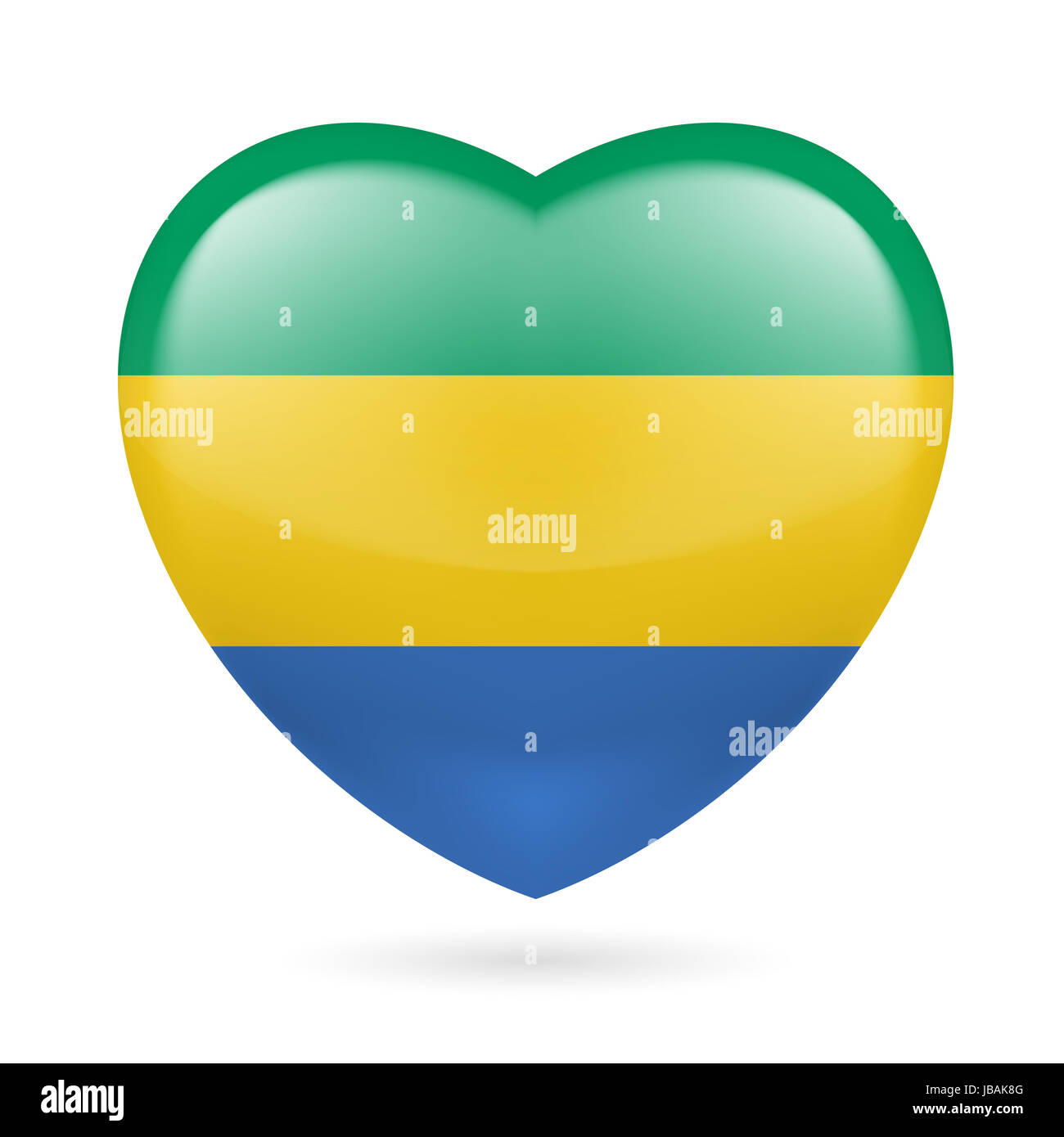 Flag gabon official colors Cut Out Stock Images & Pictures - Alamy