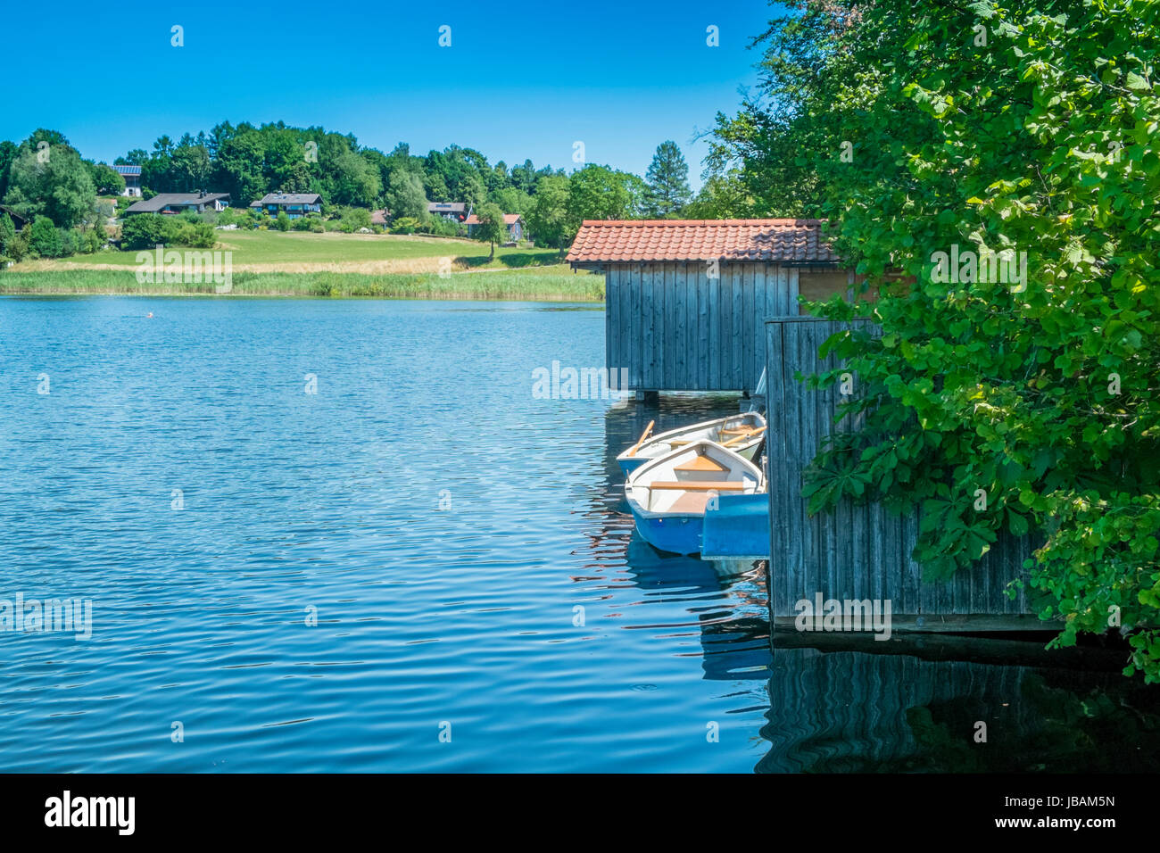 See bei Kloster Seeon, Chiemgau, Bayern, Germany Stock Photo - Alamy