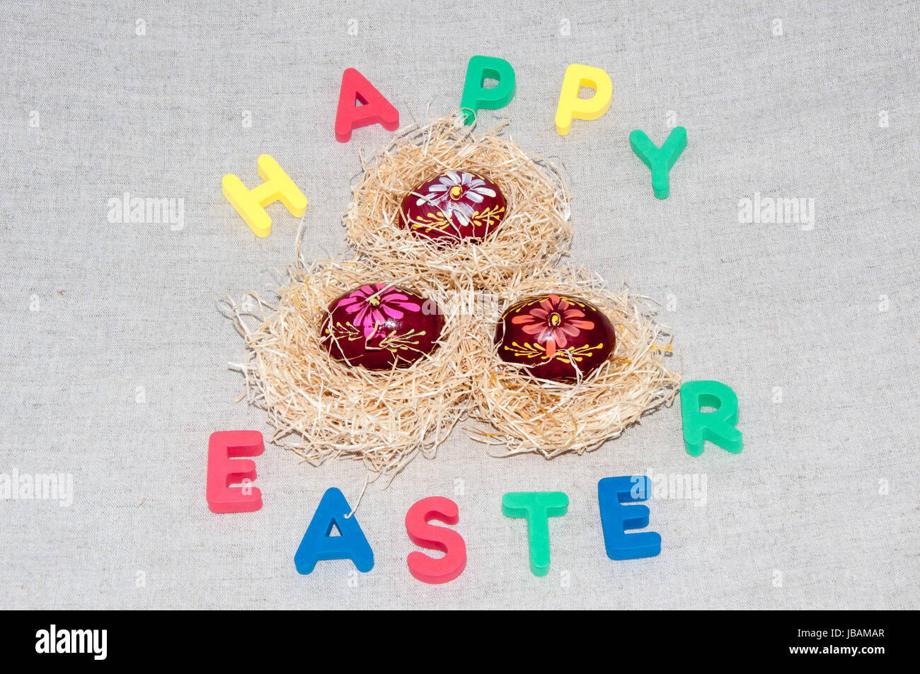 Painted Easter egg for the feast of the radiant resurrection of Christ ...
