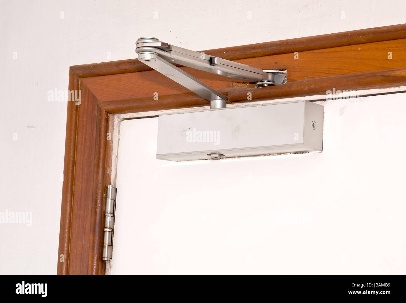 The device for automatic closing a door Stock Photo - Alamy