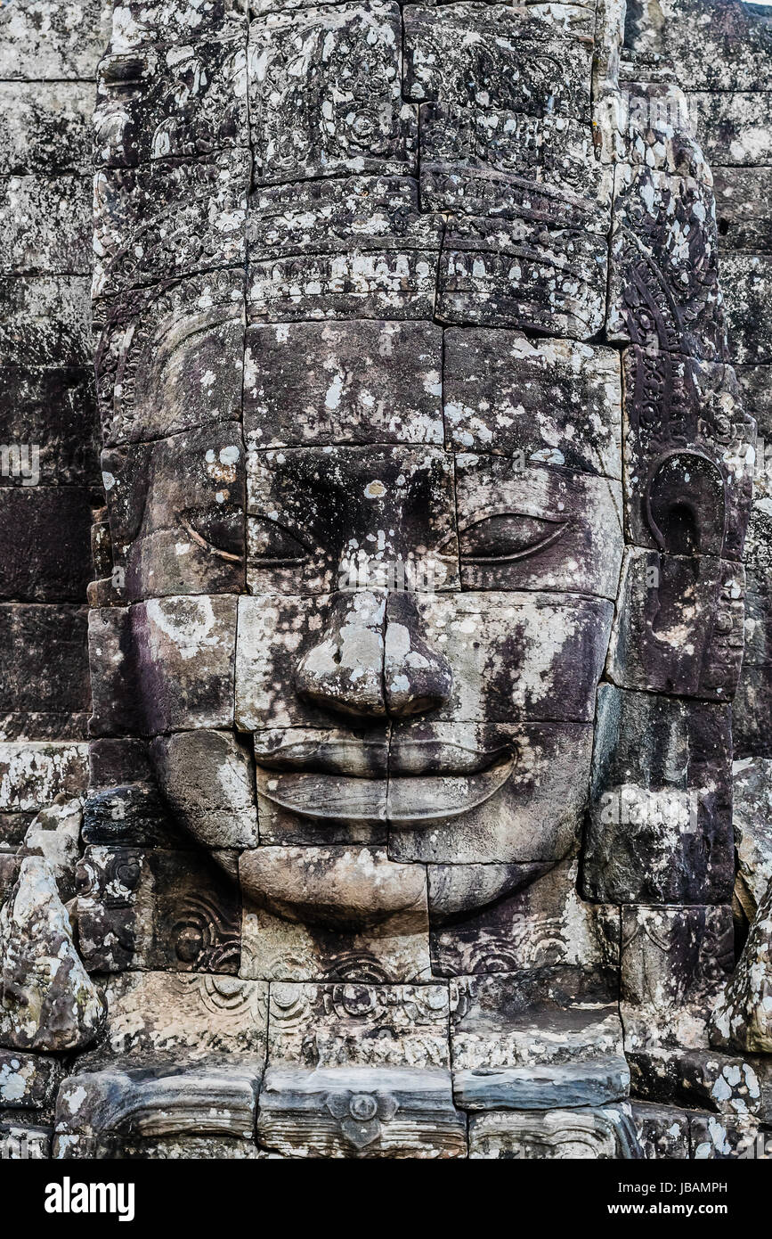 Bayon giant sculptures hi-res stock photography and images - Alamy