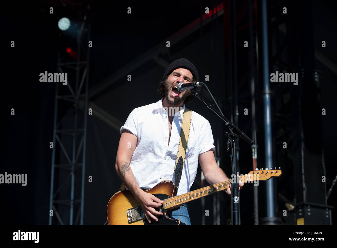 Matt Mays performing at the 2017 Field Trip Music & Arts Festival in ...