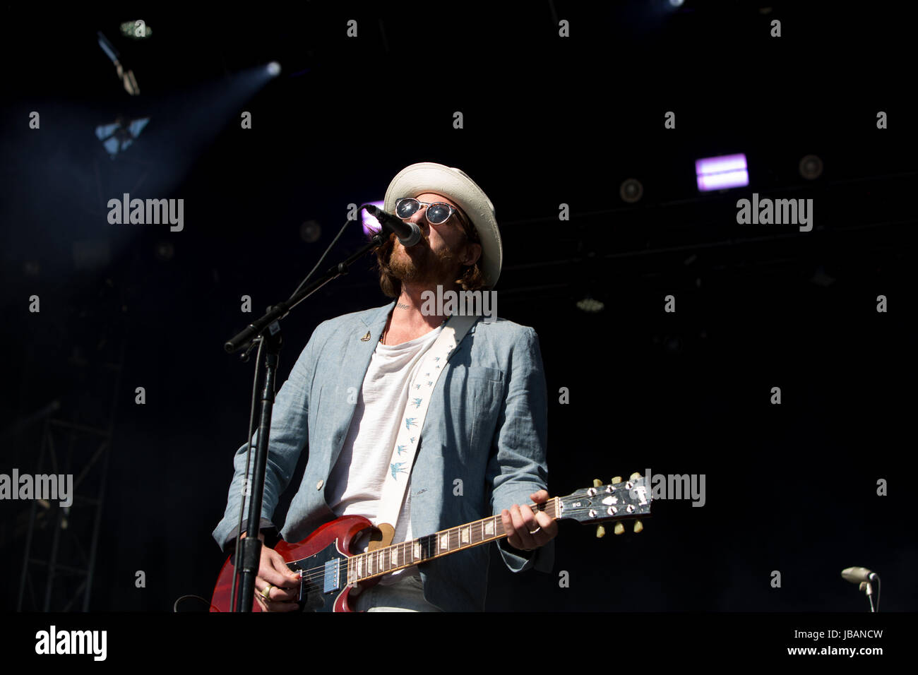 Matt Mays performing at the 2017 Field Trip Music & Arts Festival in ...