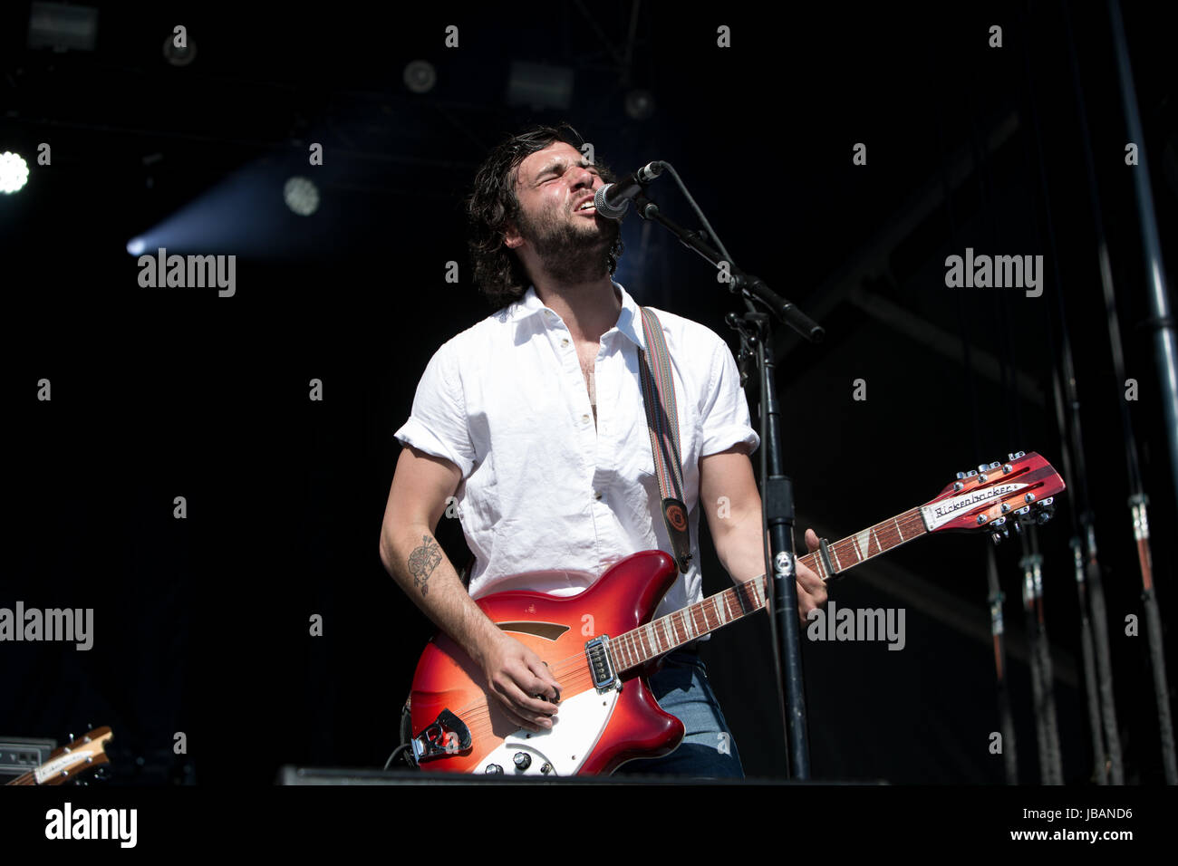 Matt Mays performing at the 2017 Field Trip Music & Arts Festival in ...