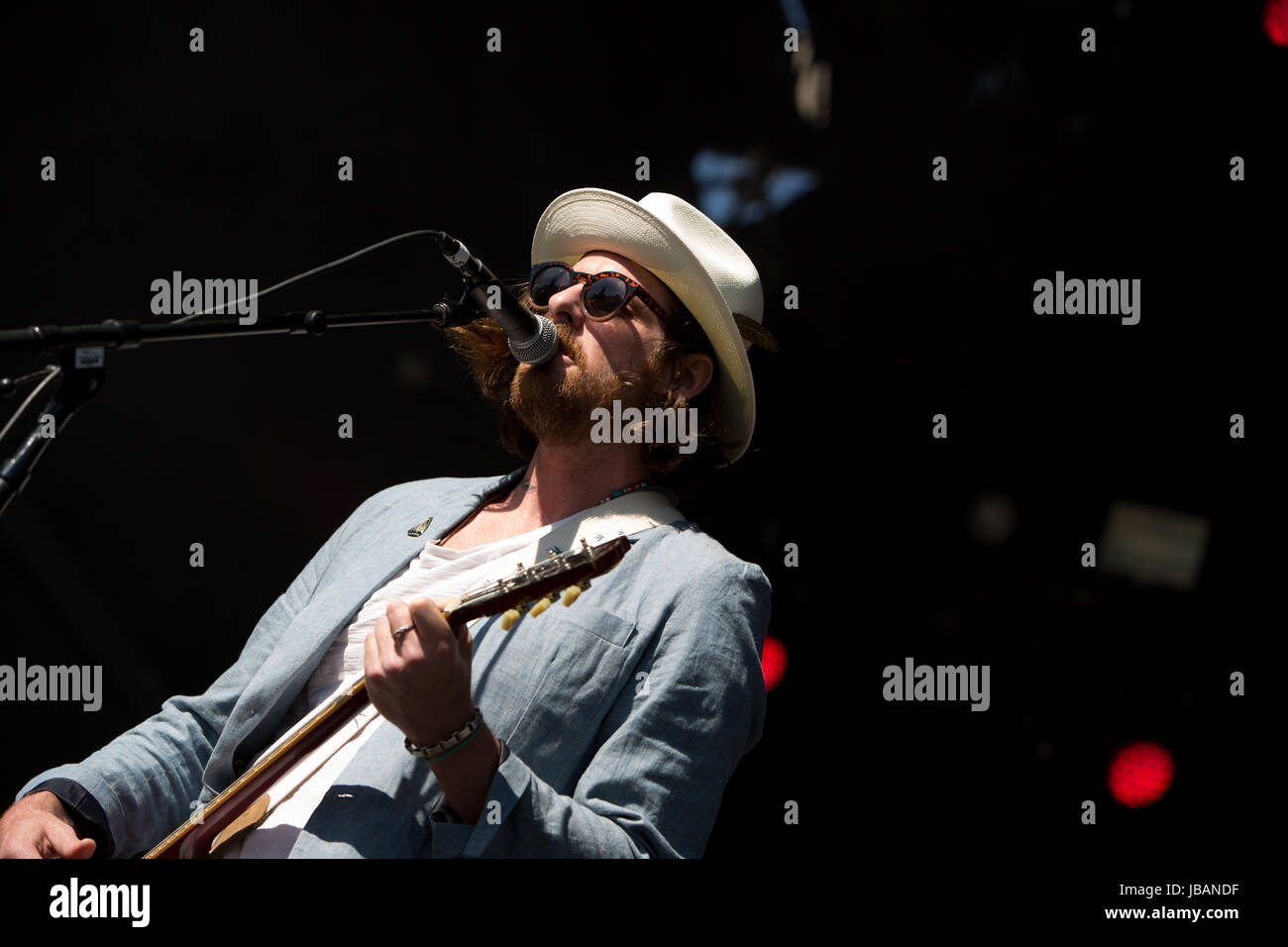 Matt Mays performing at the 2017 Field Trip Music & Arts Festival in ...