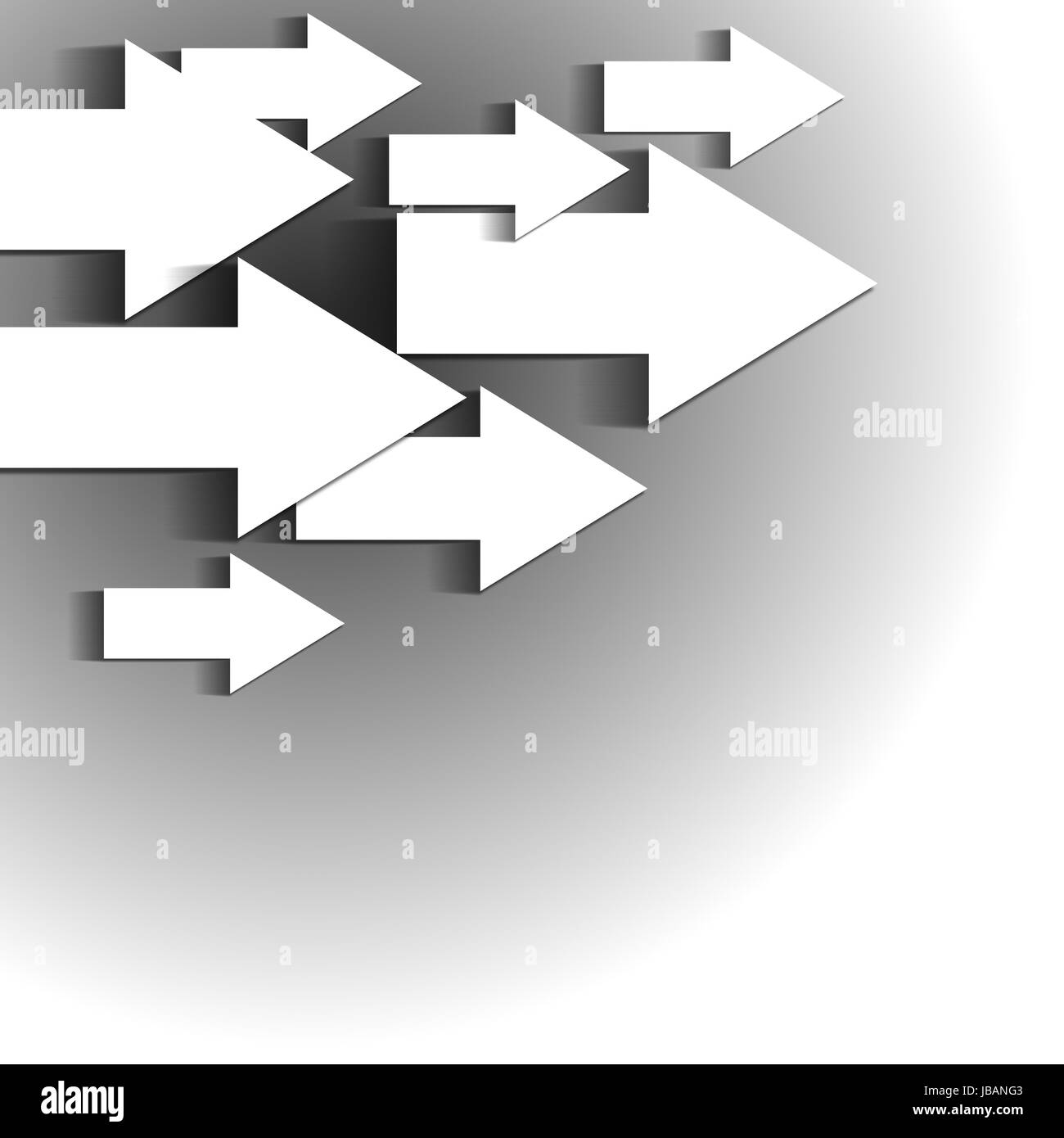 Left side arrows Black and White Stock Photos & Images - Alamy