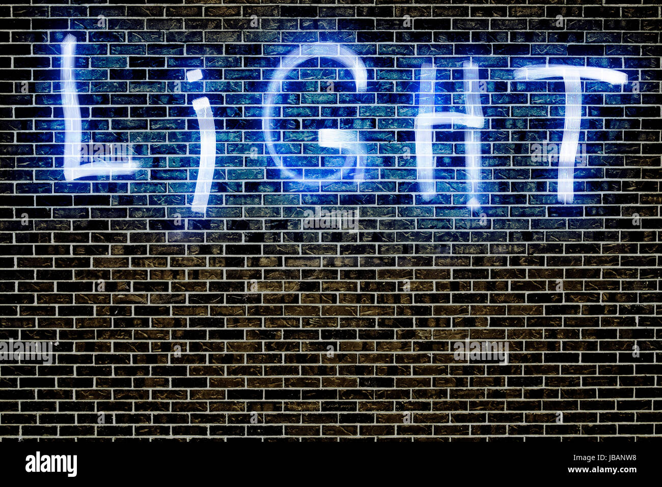 Light painting words hi-res stock photography and images - Alamy