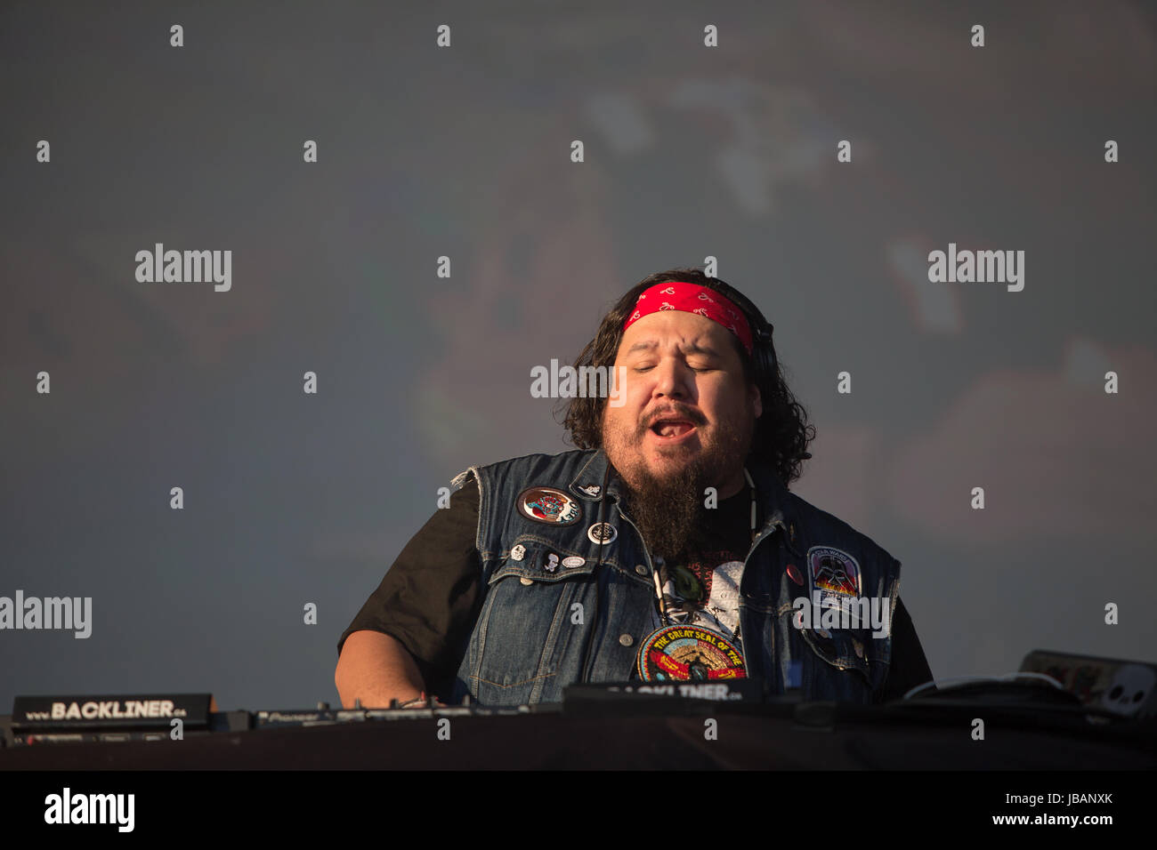 A Tribe Called Red performing at the 2017 Field Trip Music & Arts ...