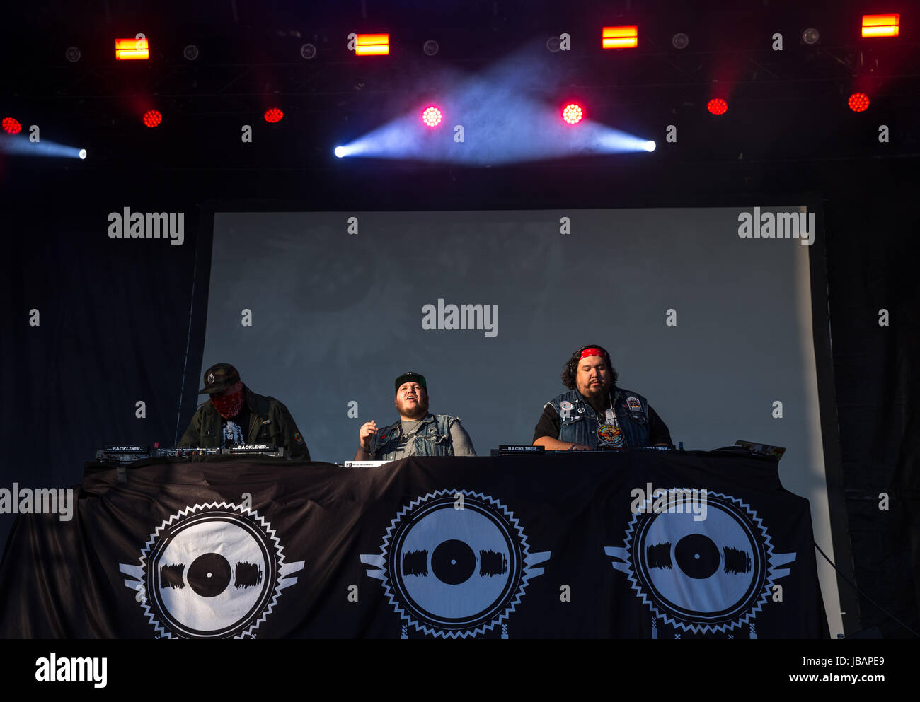 A Tribe Called Red perform at the 2017 Field Trip Music & Arts Festival ...