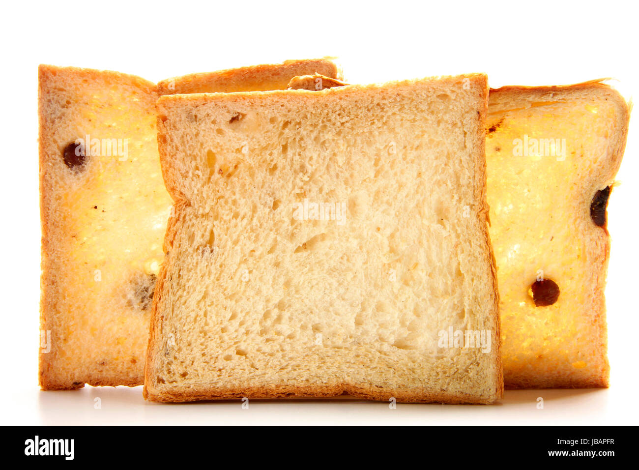 the piece of delicious bread on white background Stock Photo - Alamy