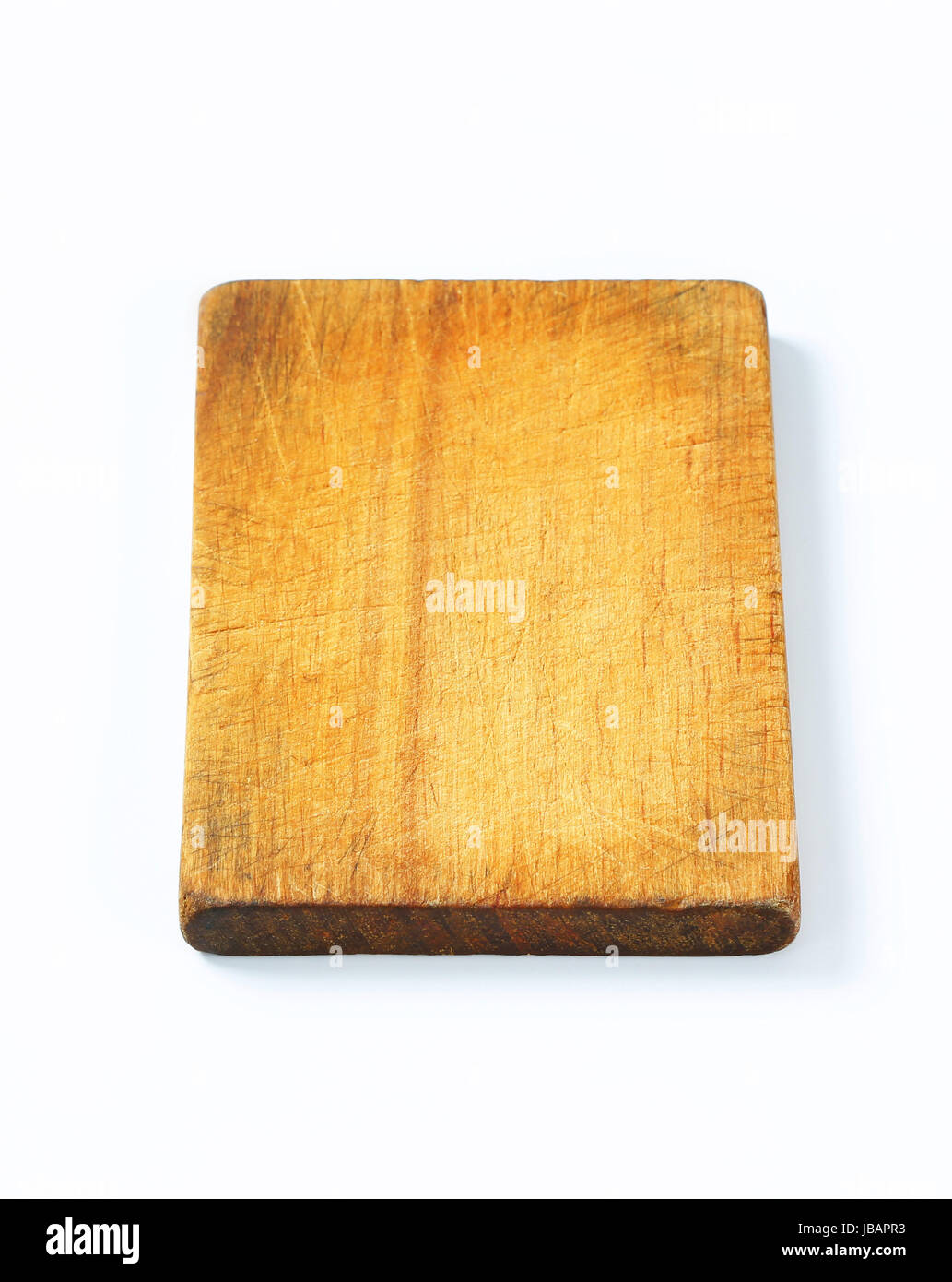 Studio shot of rectangle wooden cutting board Stock Photo - Alamy