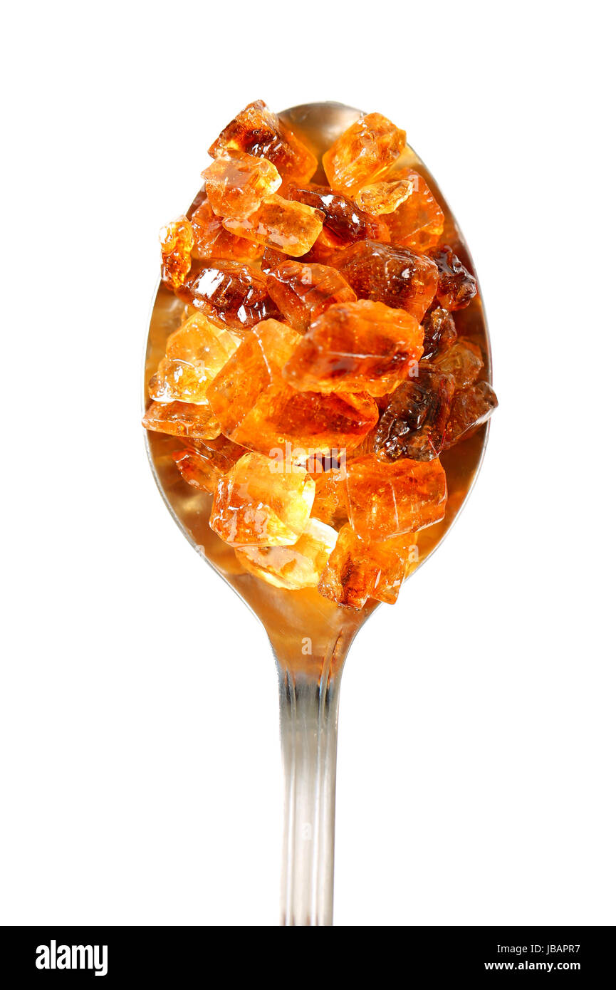 Brown rock candy with fine caramel flavor Stock Photo - Alamy