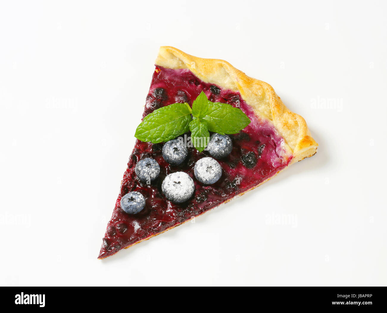French cuisine - Quark and blueberry flammkuchen Stock Photo - Alamy