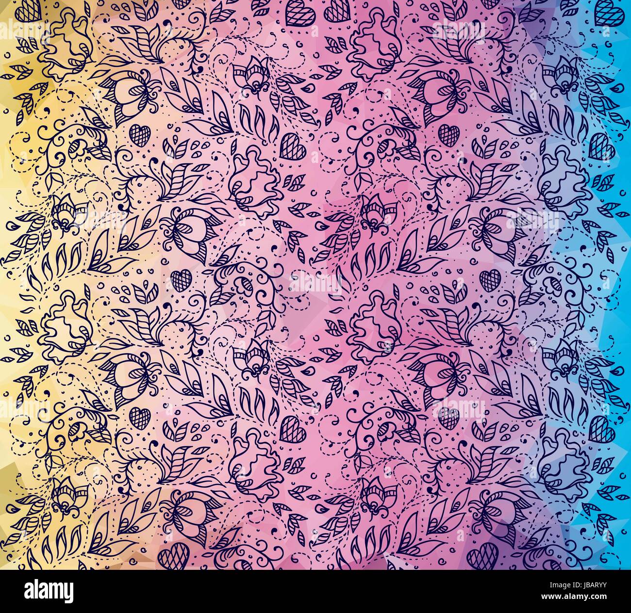 Rainbow pattern romantic Stock Photo - Alamy