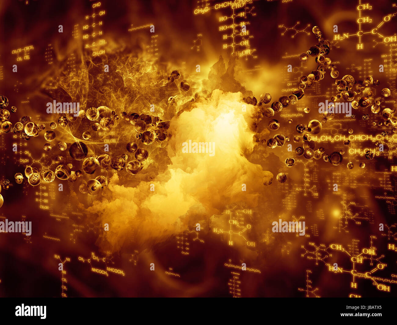 Molecular Dreams series. Composition of conceptual atoms, molecules and ...