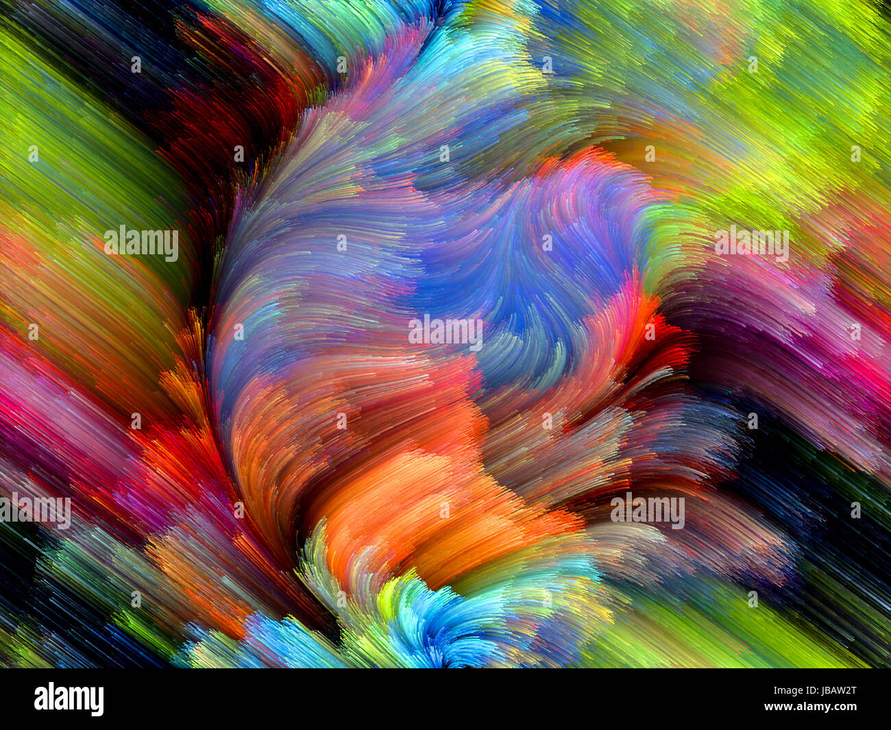 Colors In Bloom series. Design composed of fractal color textures as a ...