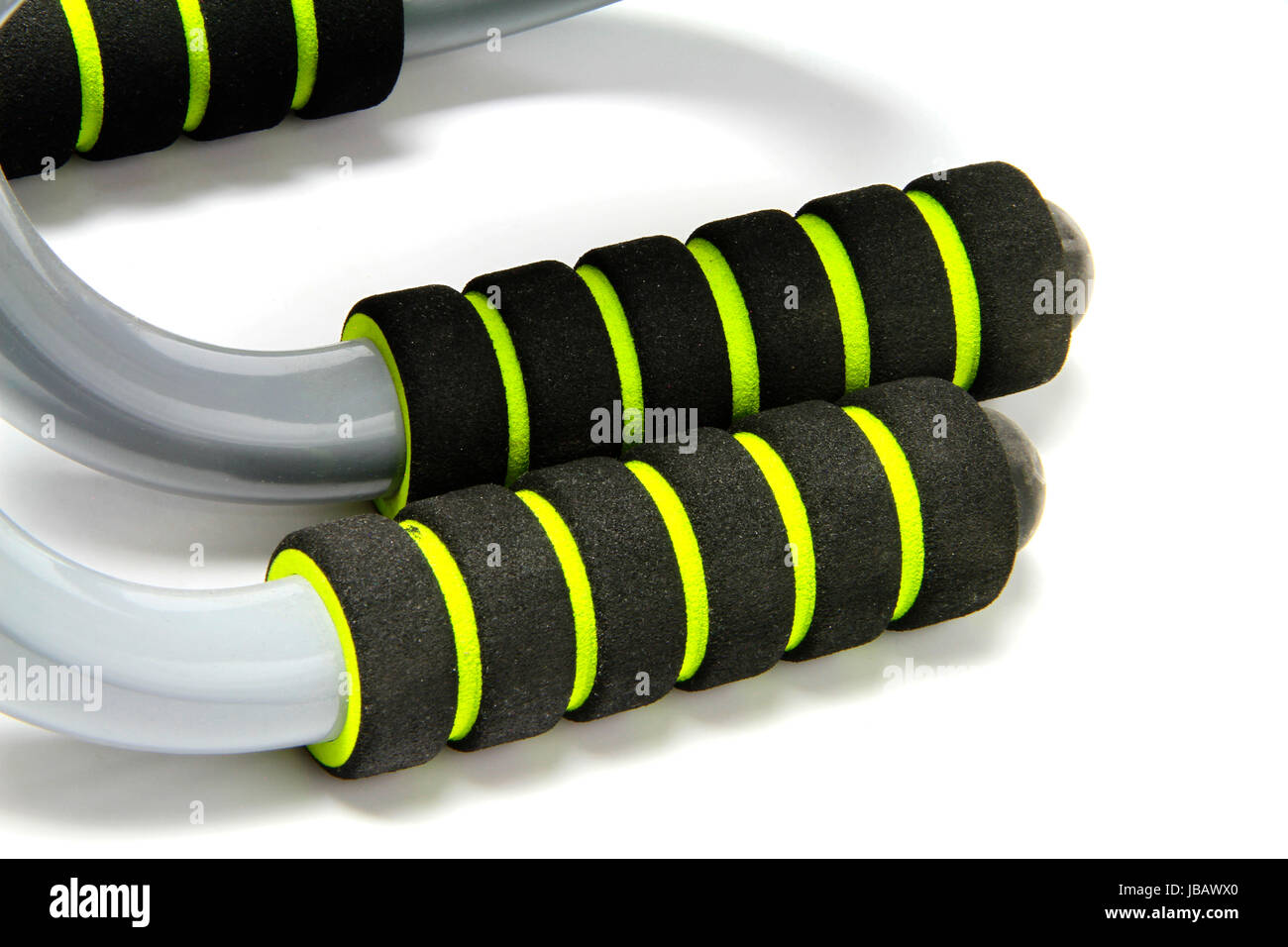 push up bar on the white background Stock Photo - Alamy