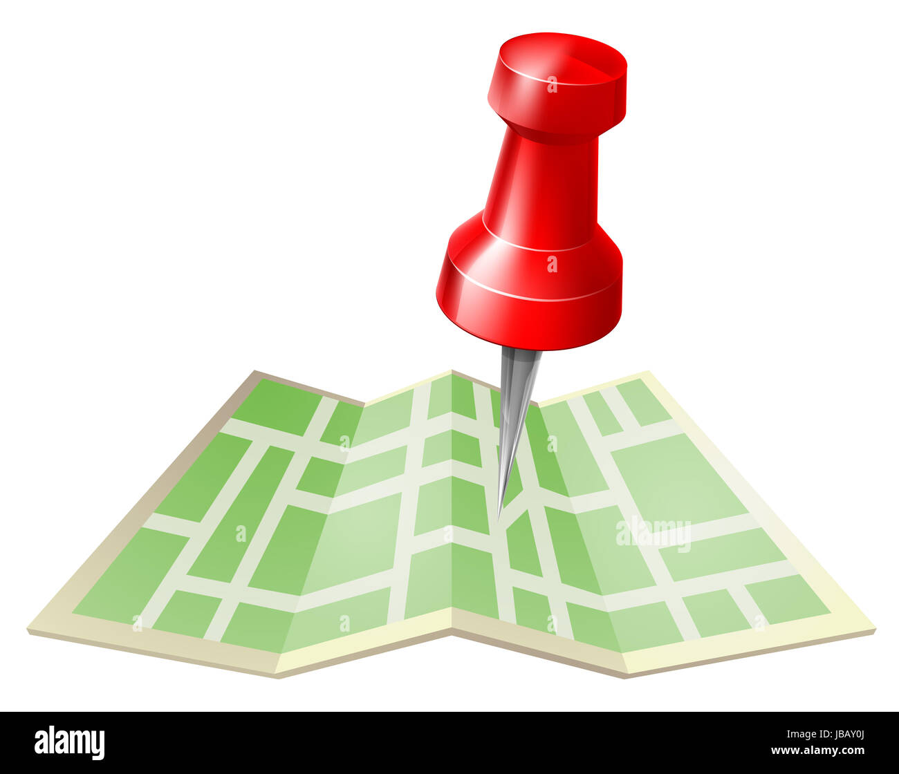 Planner map Cut Out Stock Images & Pictures - Alamy
