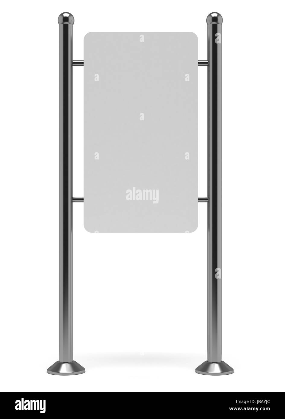 White blank indoor billboard Black and White Stock Photos & Images - Alamy