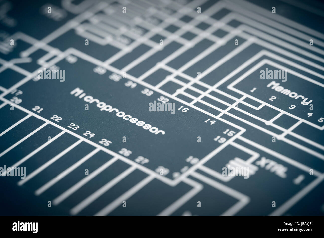 Microprocessor diagram hi-res stock photography and images - Alamy
