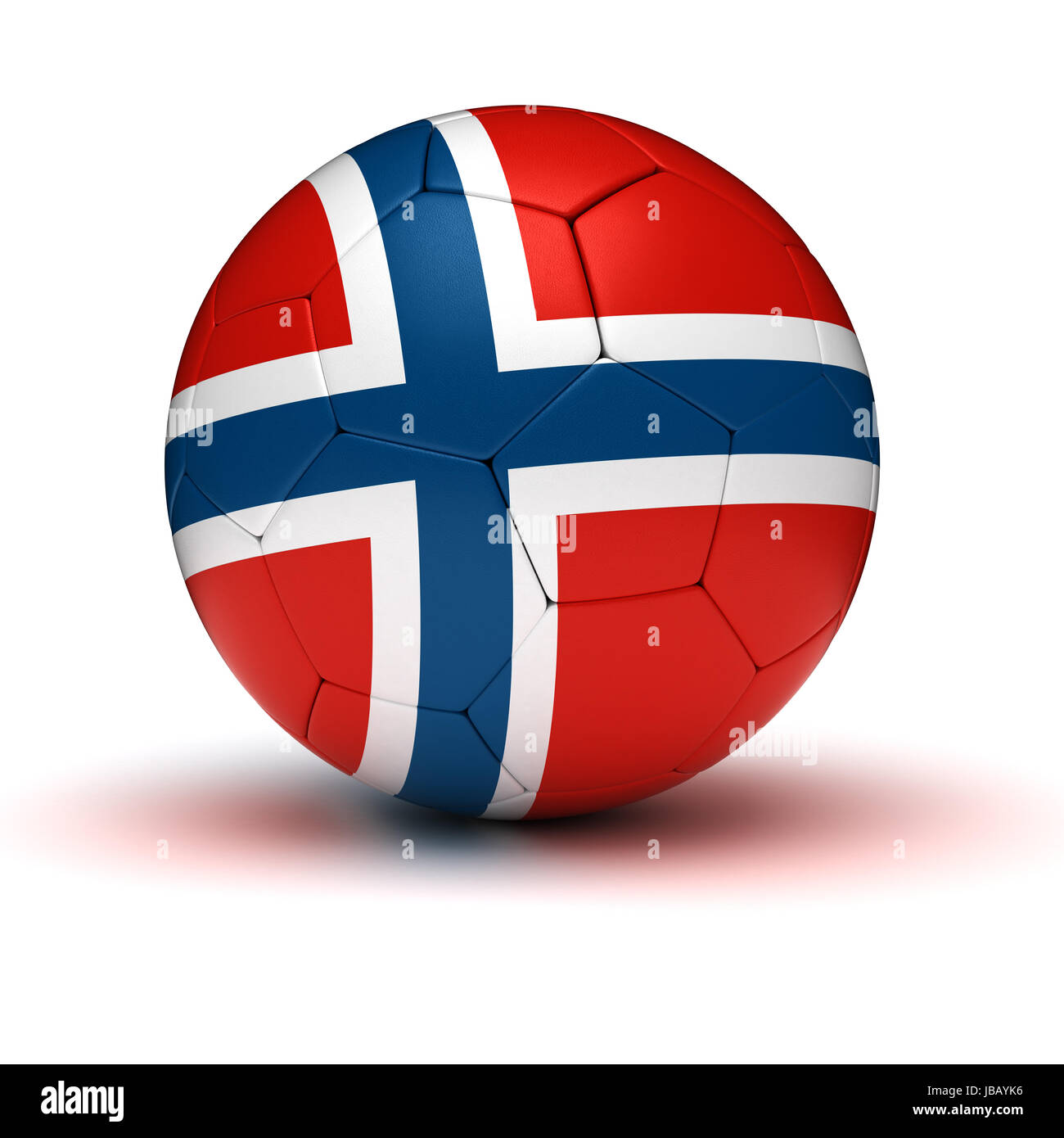 Norwegian Football (isolated with clipping path Stock Photo - Alamy