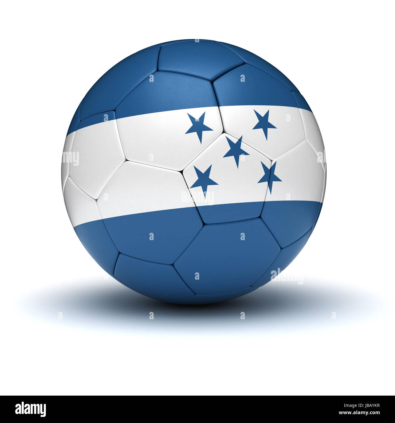 Isolated soccer ball honduras flag hi-res stock photography and images ...
