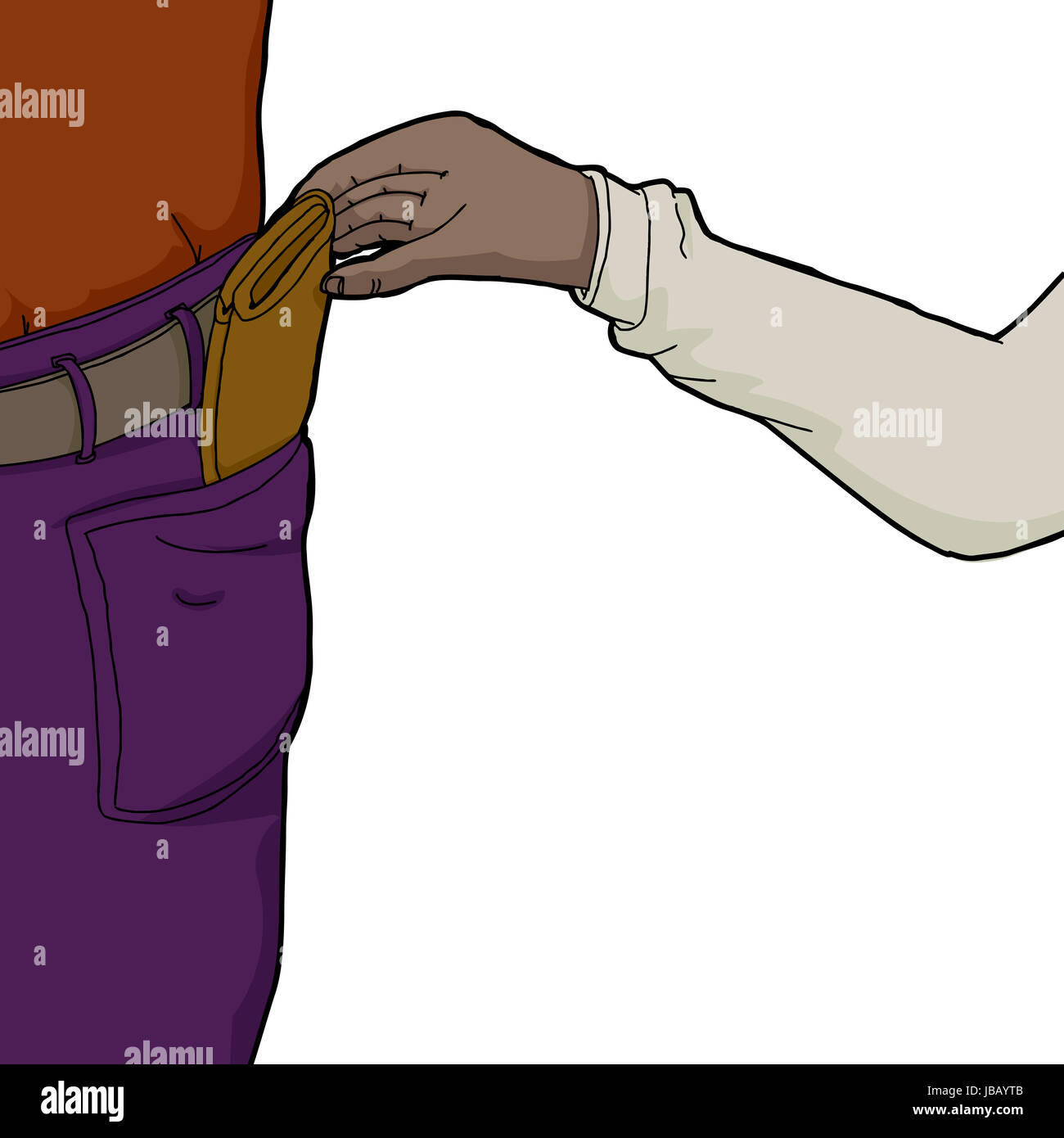 Pickpocket art hi-res stock photography and images - Alamy