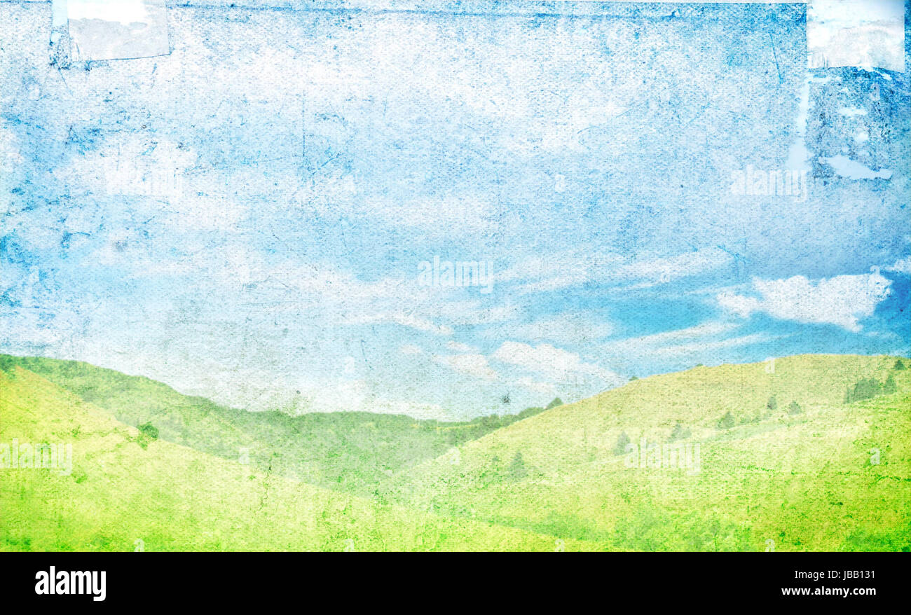 Vintage painted spring background Stock Photo - Alamy