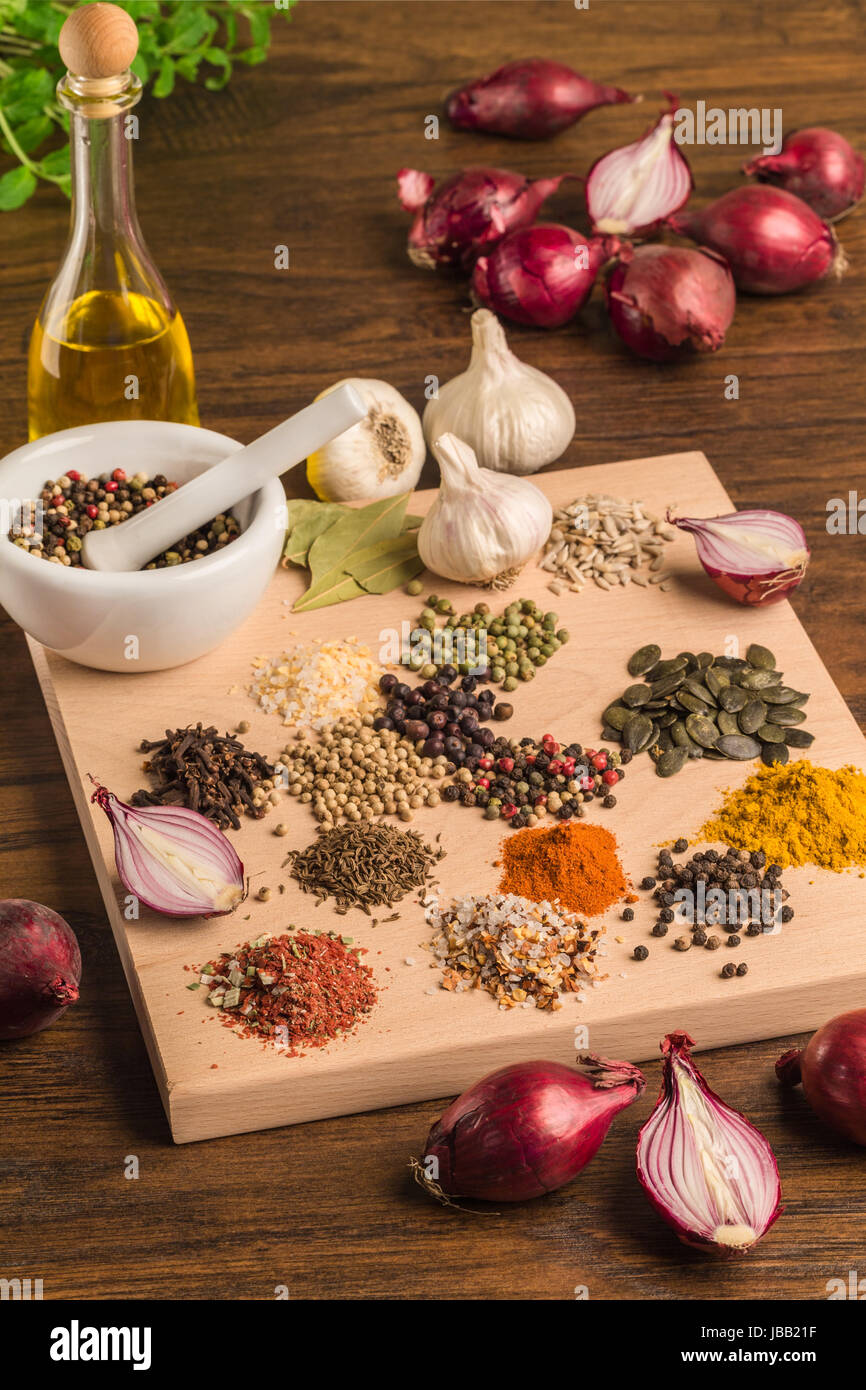 spices in the kitchen Stock Photo - Alamy