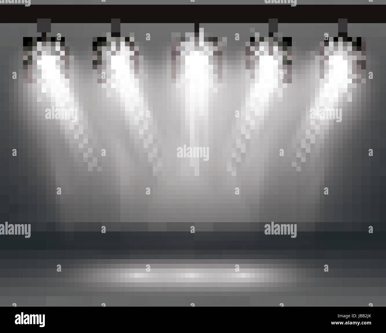 Scene Illumination Effects with Spotlights. Vector Illustration Stock ... Scene Illumination Effects with Spotlights. Vector Illustration Stock ...